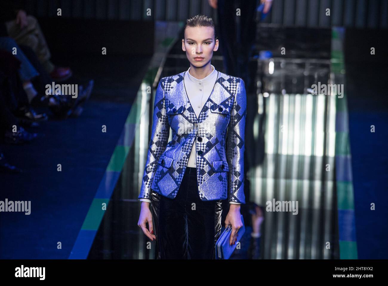 Milan Fashion Week - Women F/W 22-23 Giorgio Armani Fashion Show ...