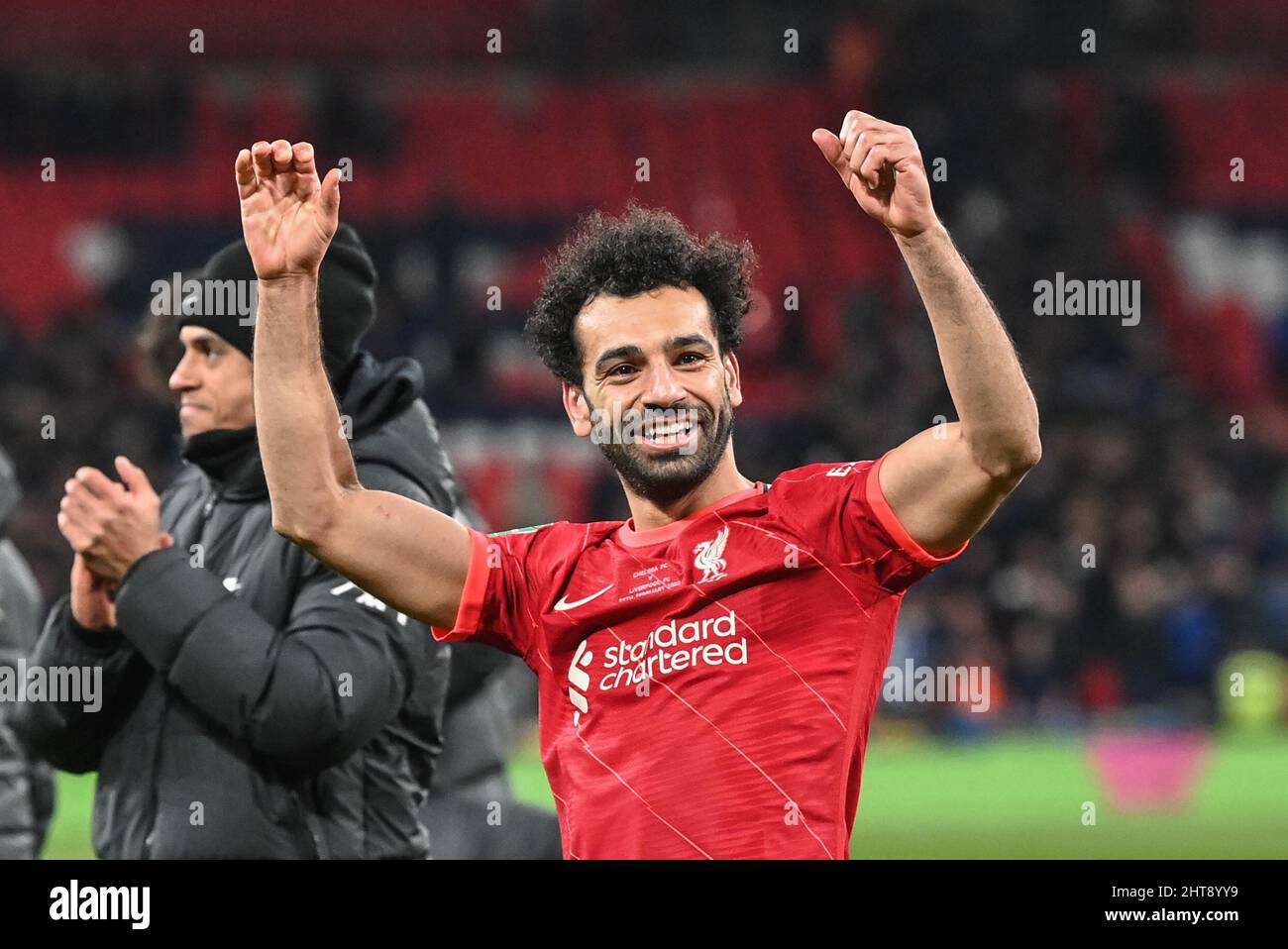Salah celebrates hi-res stock photography and images - Alamy