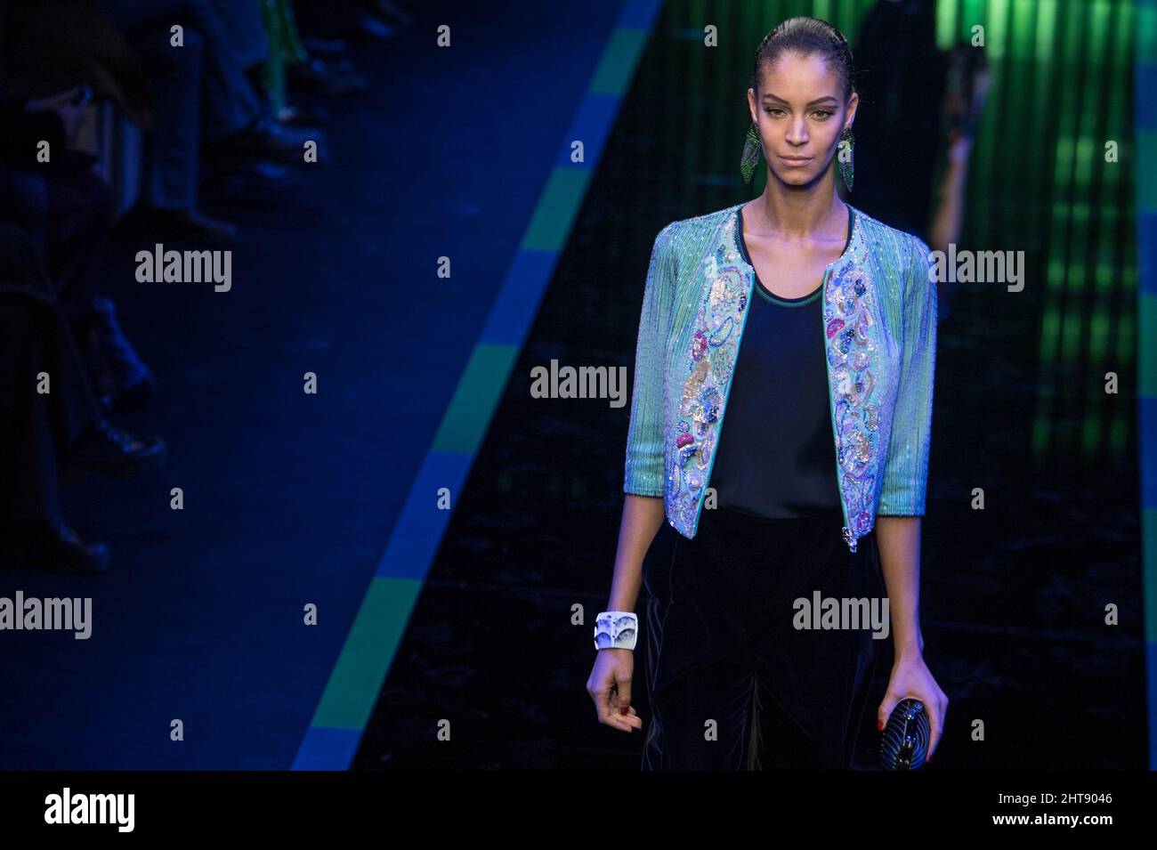 Milan Fashion Week - Women F/W 22-23 Giorgio Armani Fashion Show - Vibes Milan, Italy 27th ...