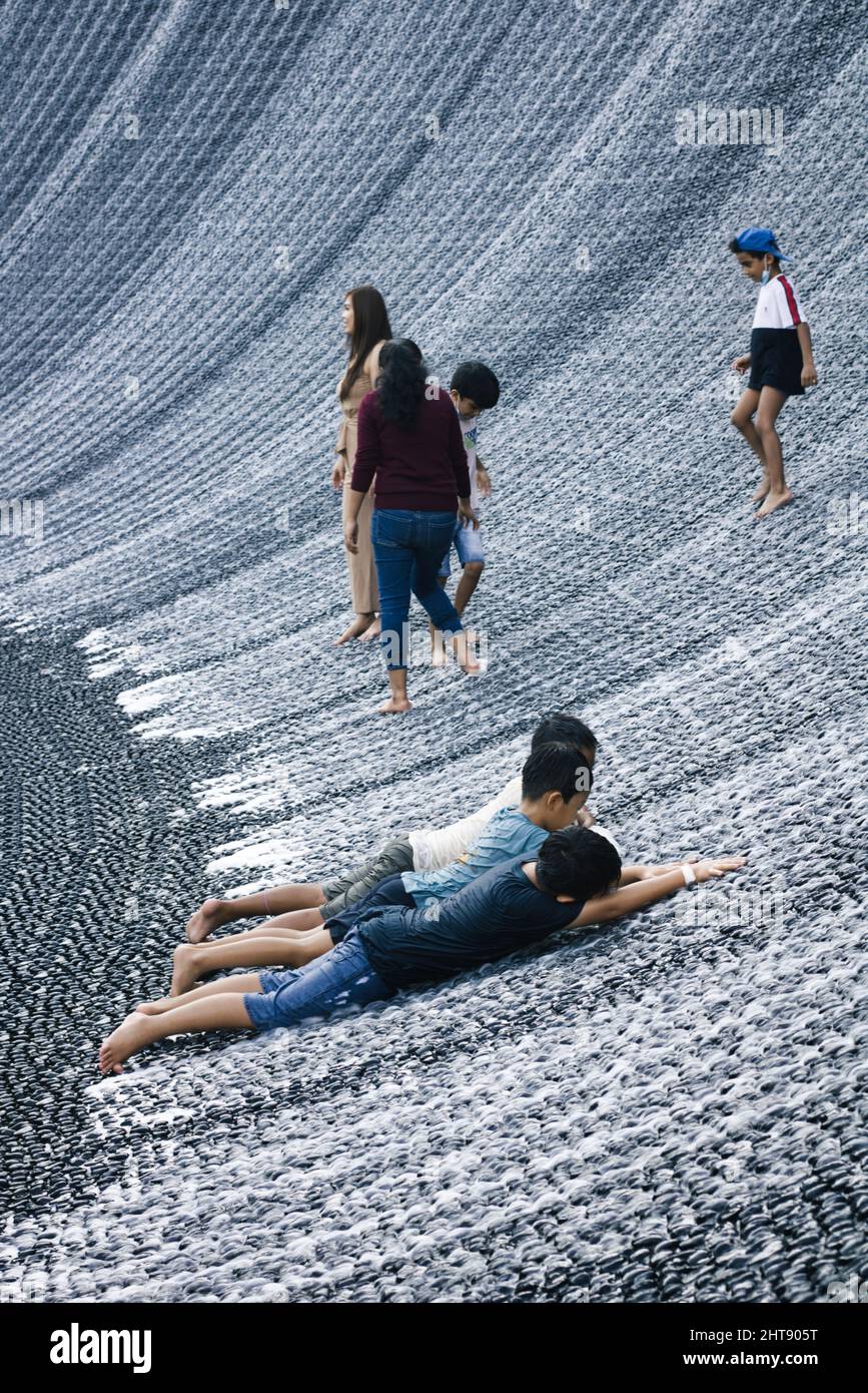 Expo city dubai water feature hi-res stock photography and images - Alamy