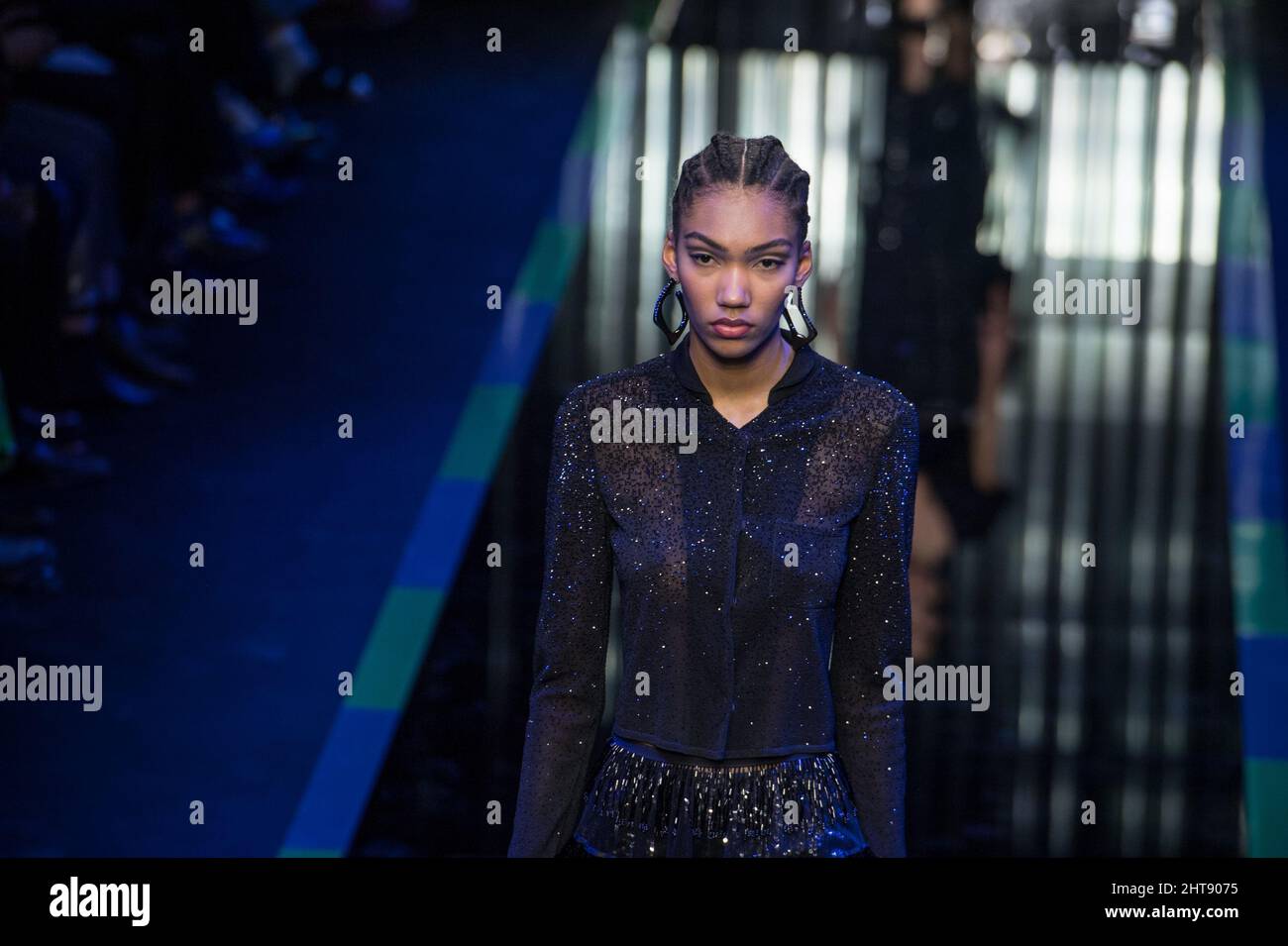 Milan Fashion Week - Women F/W 22-23 Giorgio Armani Fashion Show - Vibes Milan, Italy 27th ...