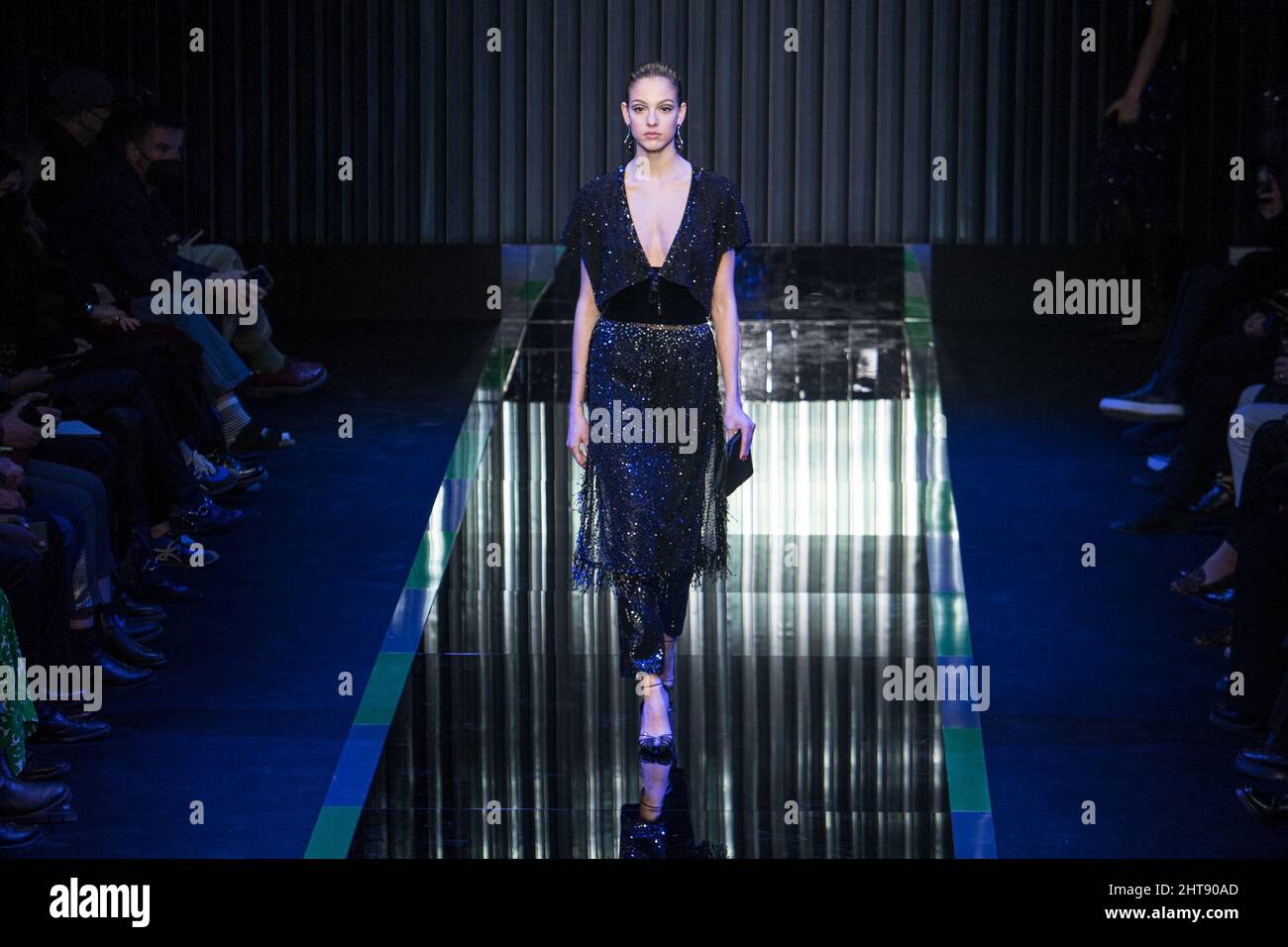 Milan Fashion Week - Women F/W 22-23 Giorgio Armani Fashion Show ...