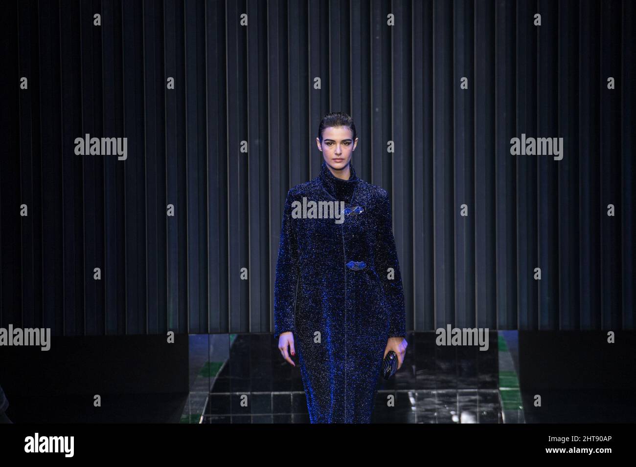 Milan Fashion Week - Women F/W 22-23 Giorgio Armani Fashion Show ...