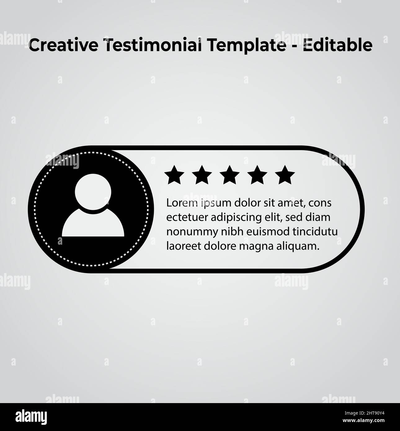 Creative Testimonial, Quote , Infographic Template Editable Vector ...