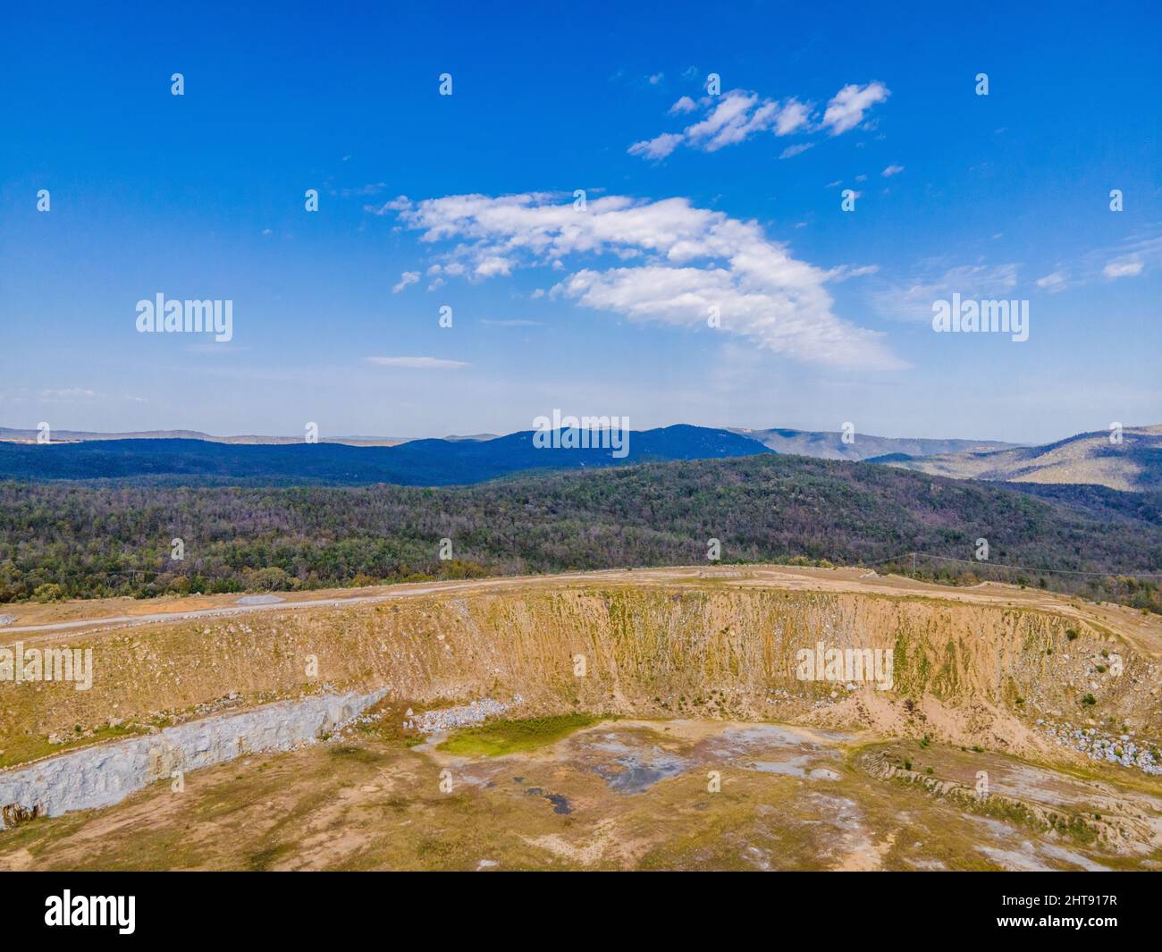 View at Copeton Dam Waters with the mountains and beautiful blue sky in ...
