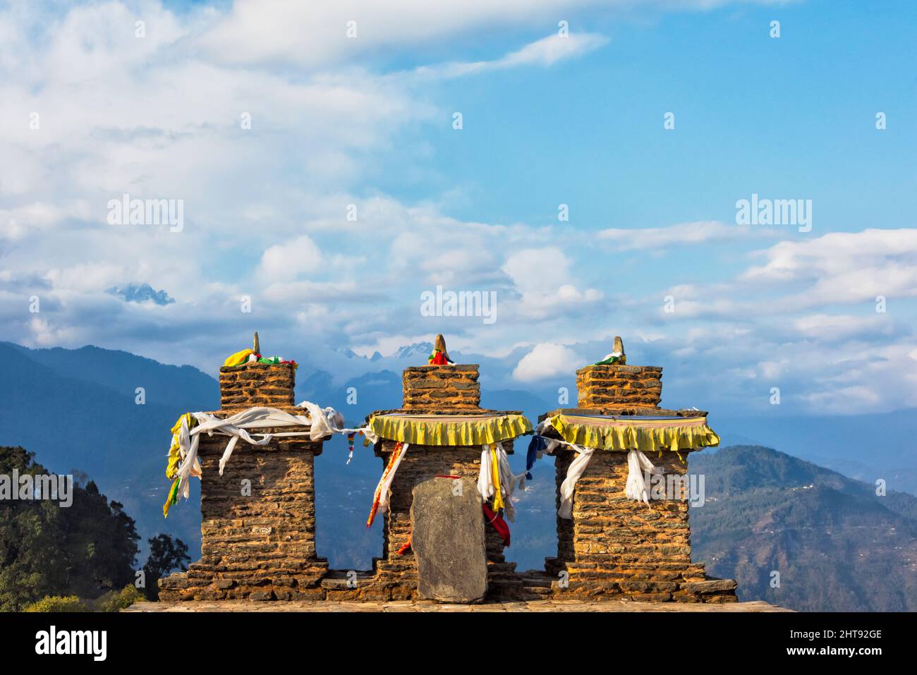 Rabdentse Palace Ruins, Pelling, Sikkim, India Stock Photo - Alamy