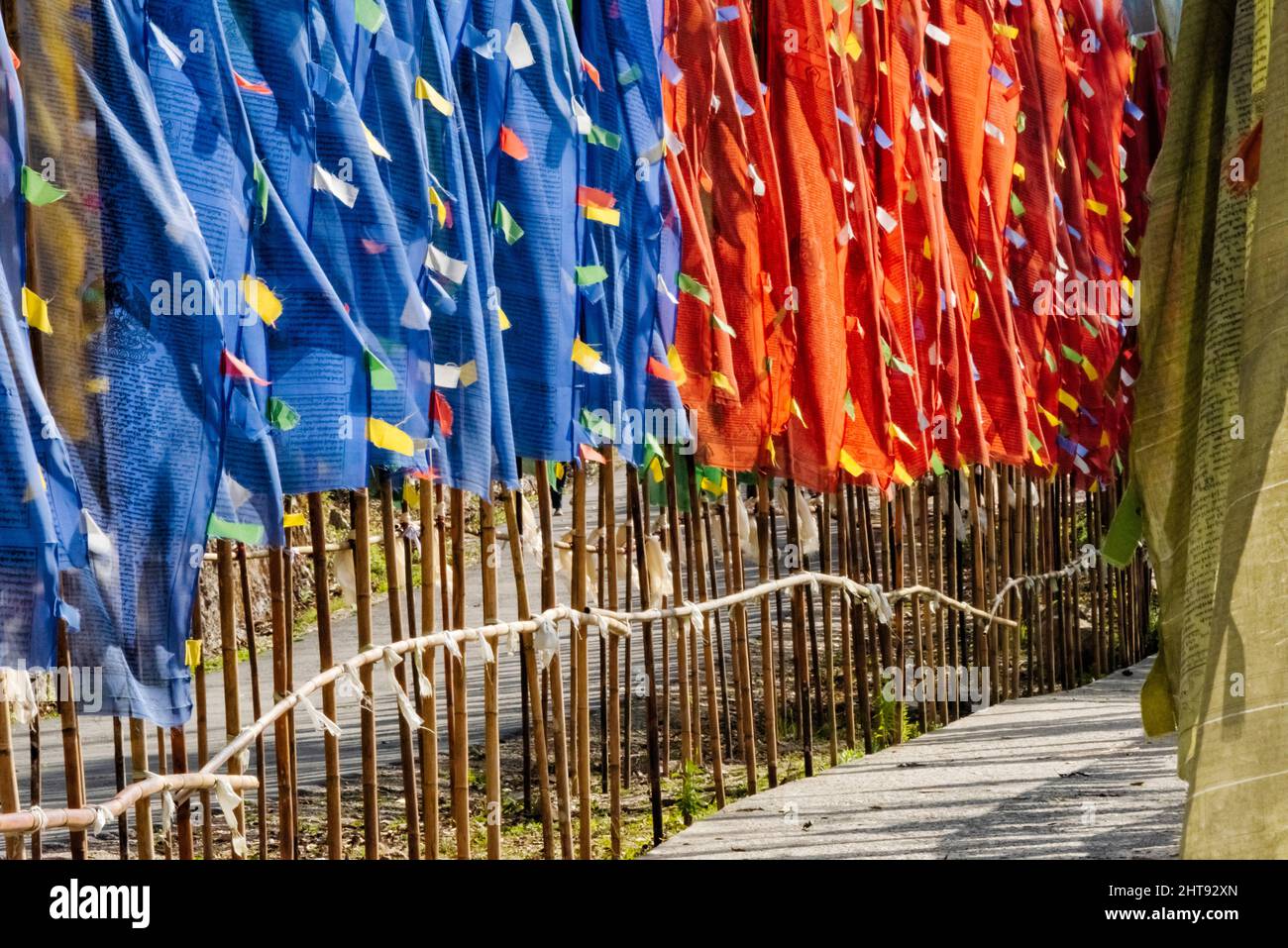 Flags of sikkim hi-res stock photography and images - Alamy
