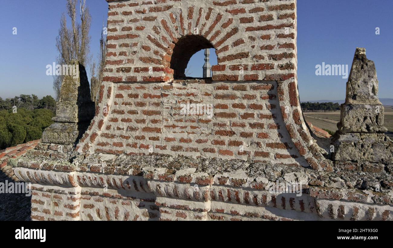 Ancient Roman Arch in a mixed stone and brick wall Stock Photo - Alamy