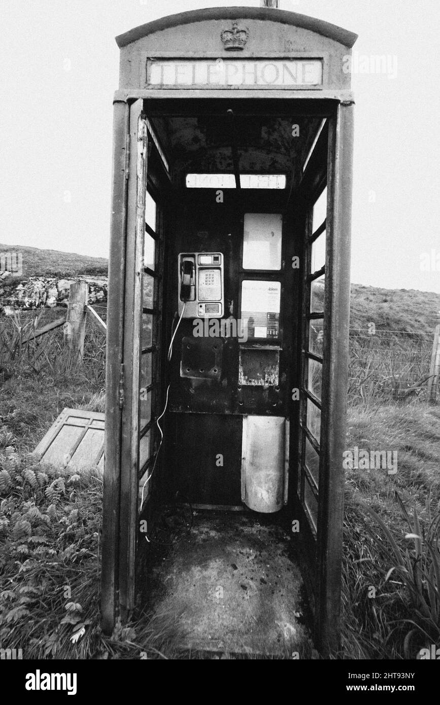 Telephone walk Black and White Stock Photos & Images - Alamy