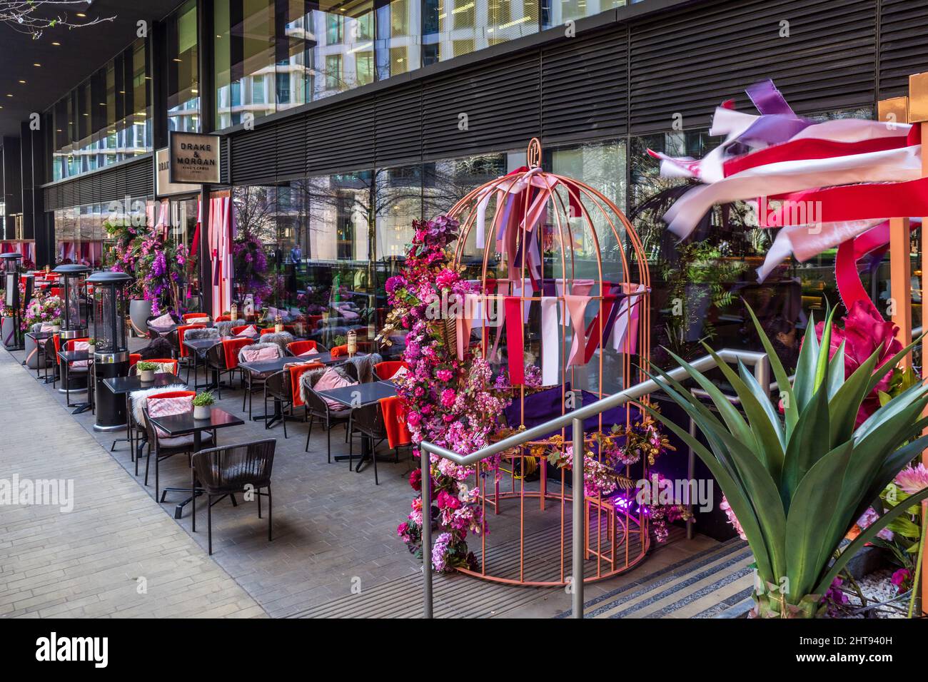 Drake & Morgan restaurant & bar on Pancras Square, King's Cross, London ...