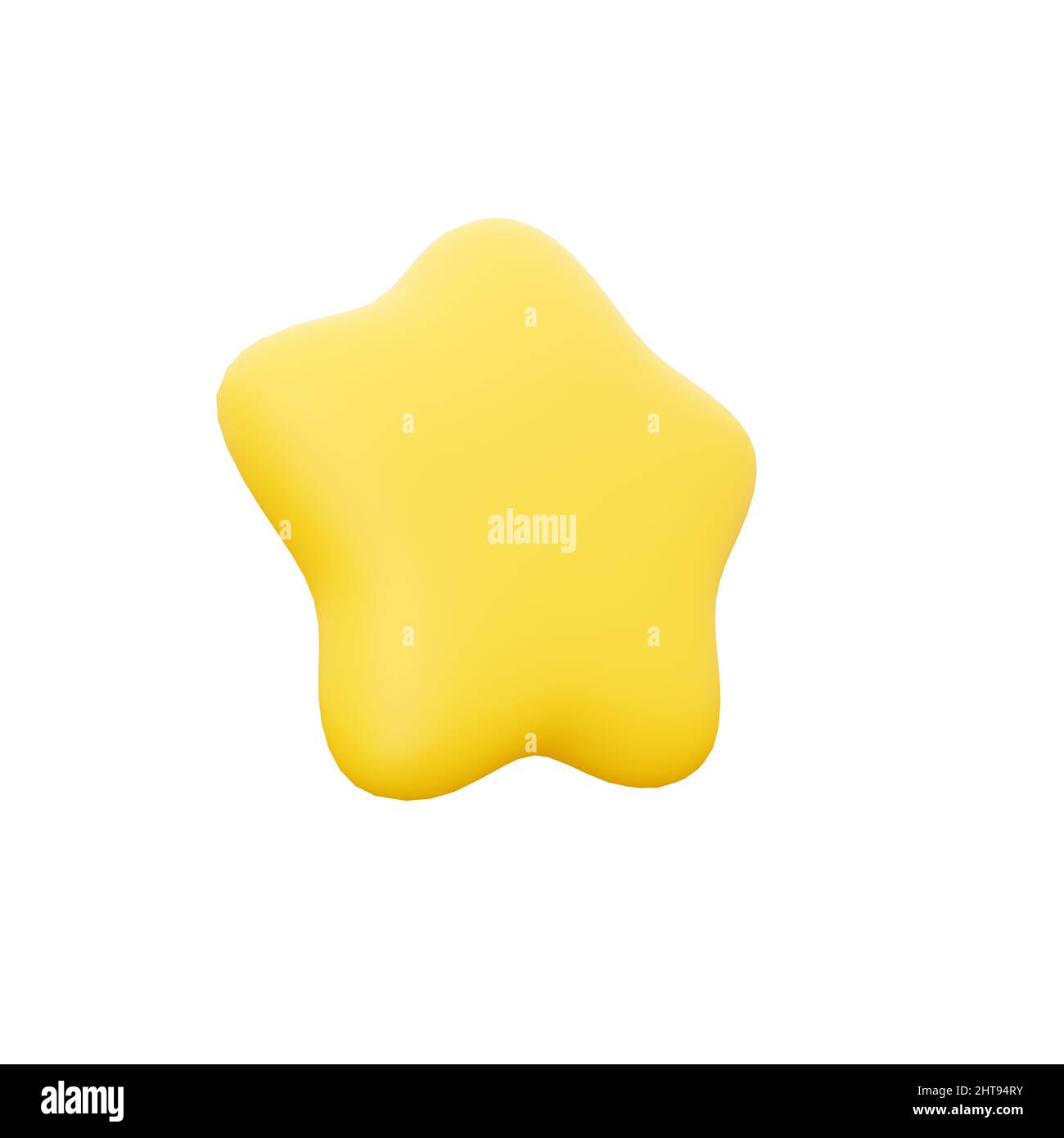 Three yellow stars glossy colors. Achievements for games. Customer ...