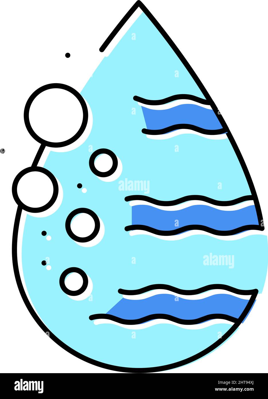 sparkling water color icon vector illustration Stock Vector Image & Art ...
