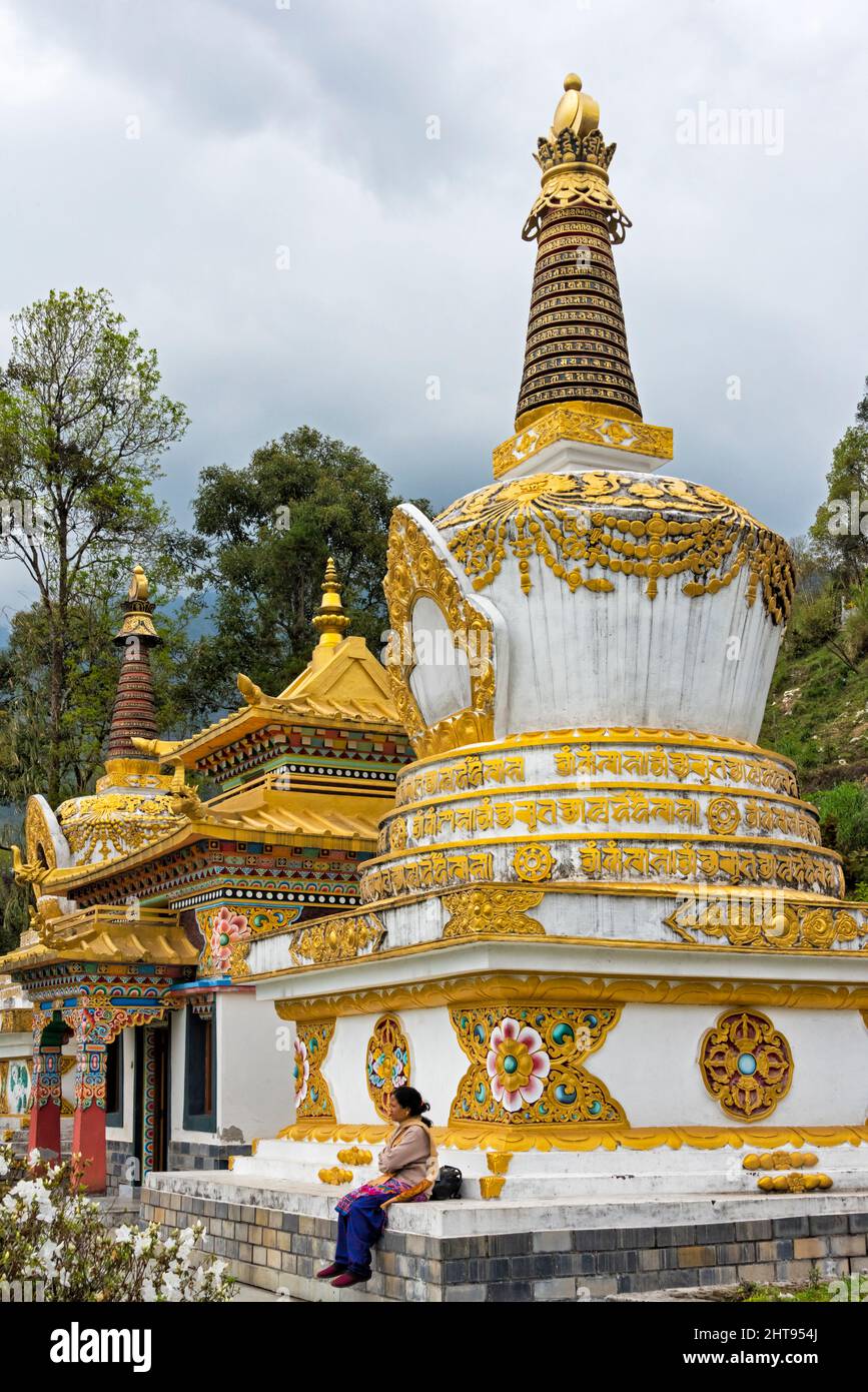 Chorten in Enchey Monastery, Gangtok, Sikkim, India Stock Photo - Alamy