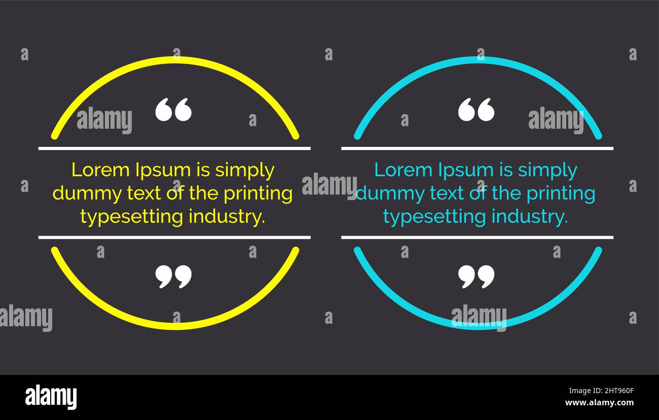 Creative Editable Vector Quote, Quotation bubble, Banner illustration ...