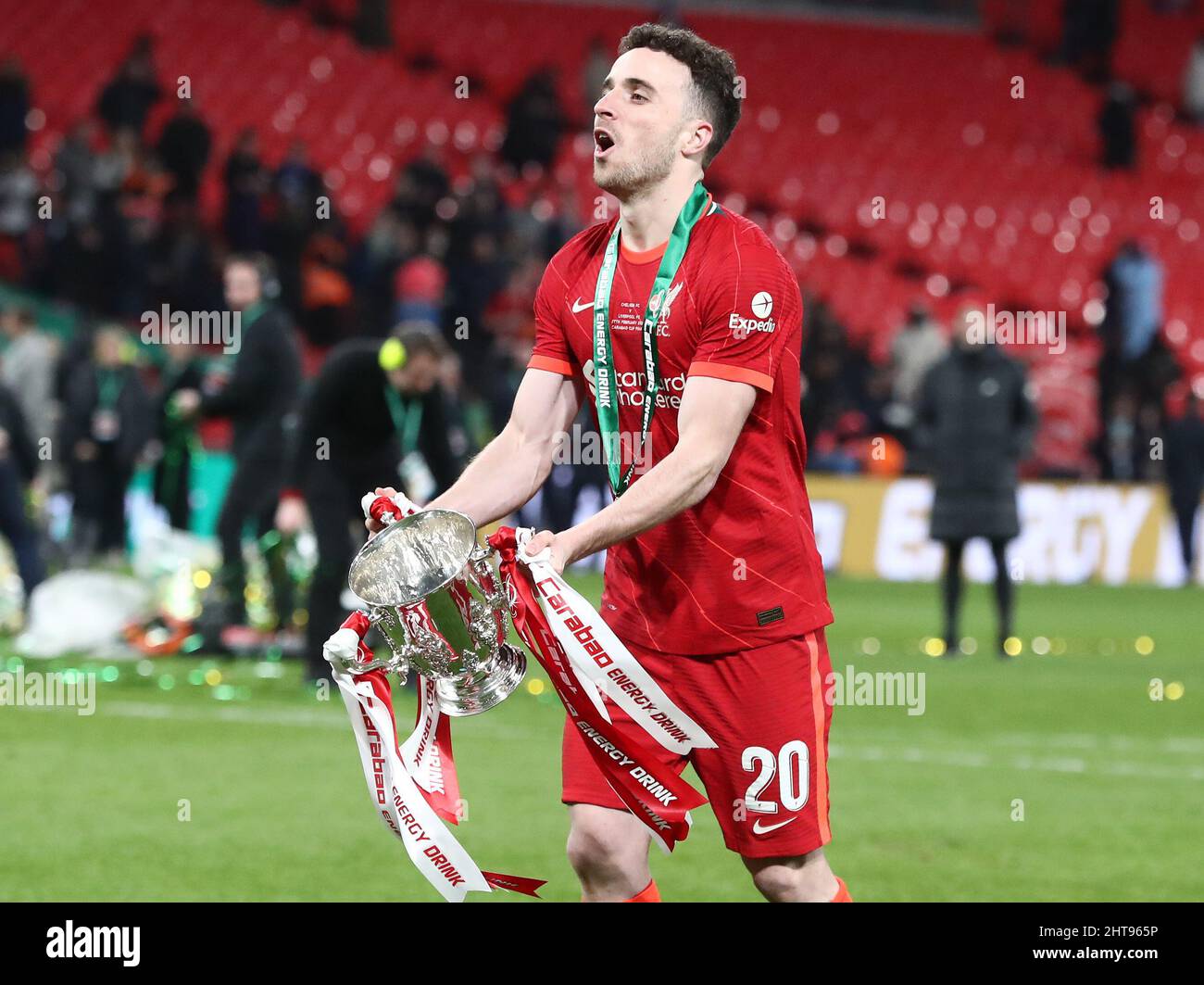 Diogo jota liverpool trophy hi-res stock photography and images - Alamy