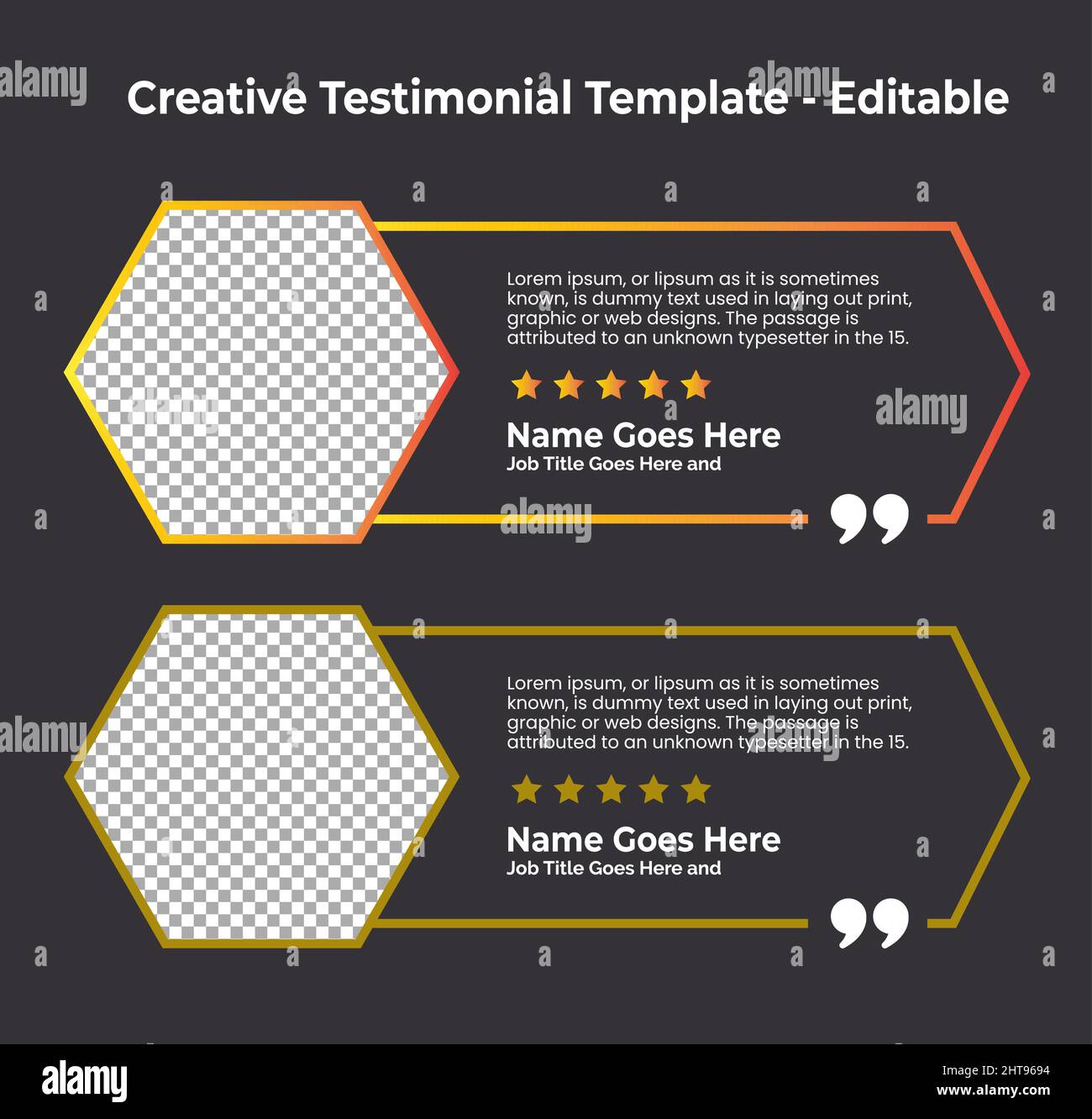 Creative Editable Vector Quote, Quotation bubble, Banner illustration ...