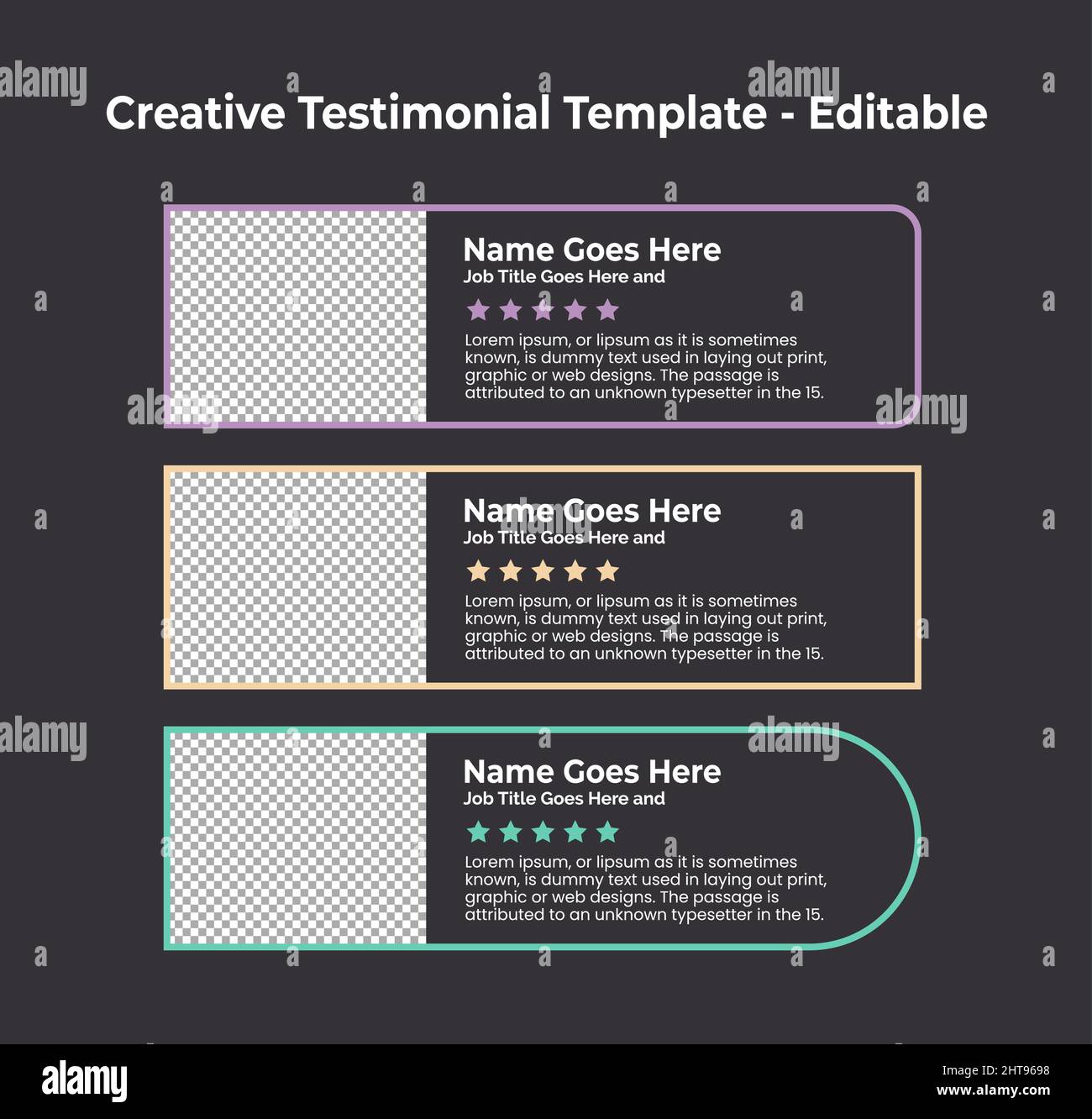 Creative Editable Vector Quote, Quotation bubble, Banner illustration ...