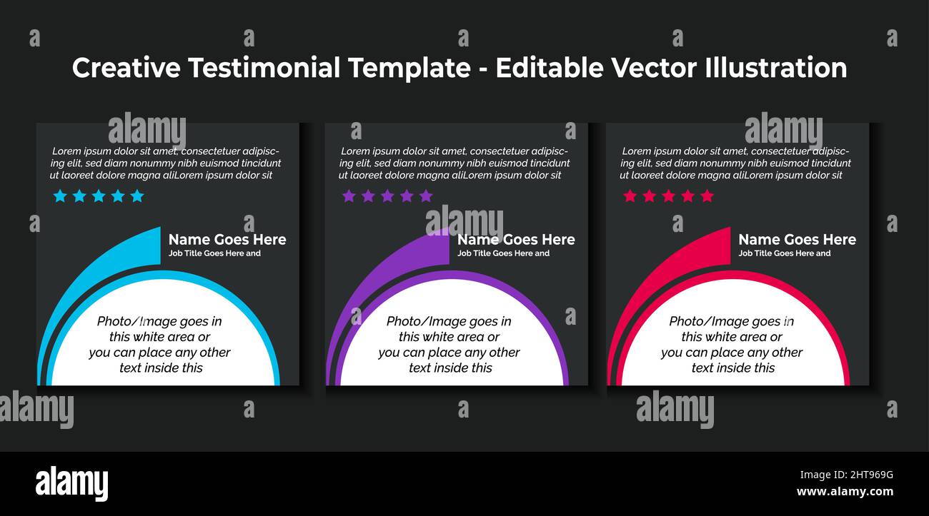 Creative Testimonial Templates, Creative quote Templates - Editable ...