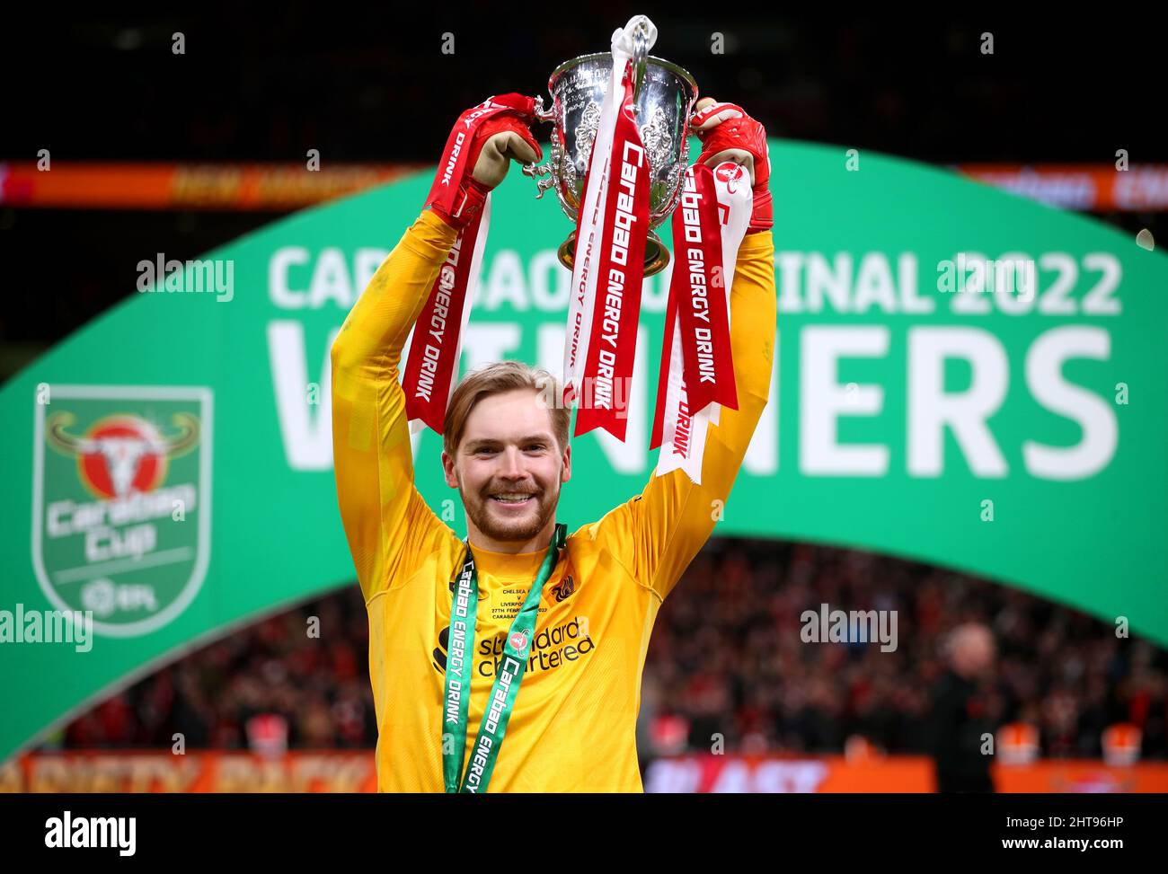 Liverpool efl cup final trophy hi-res stock photography and images - Alamy