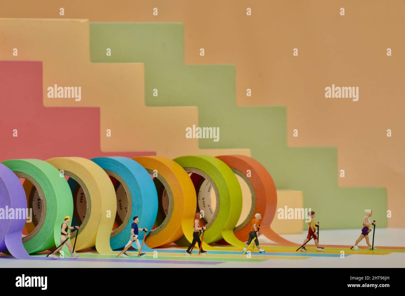 Macro photography of small figurines and objects Stock Photo - Alamy