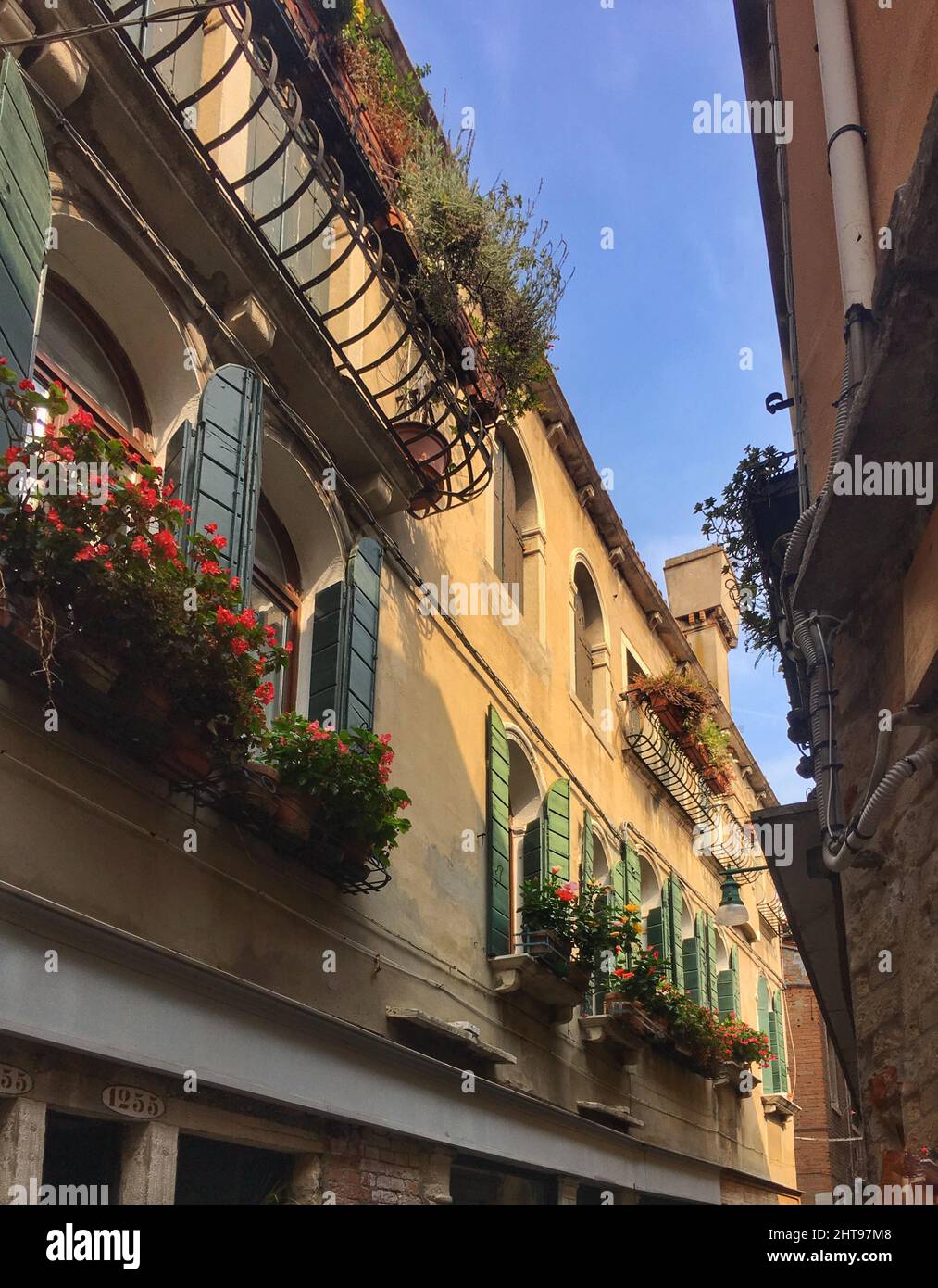 Vibes from Venice streets and balconies, Italy Stock Photo - Alamy