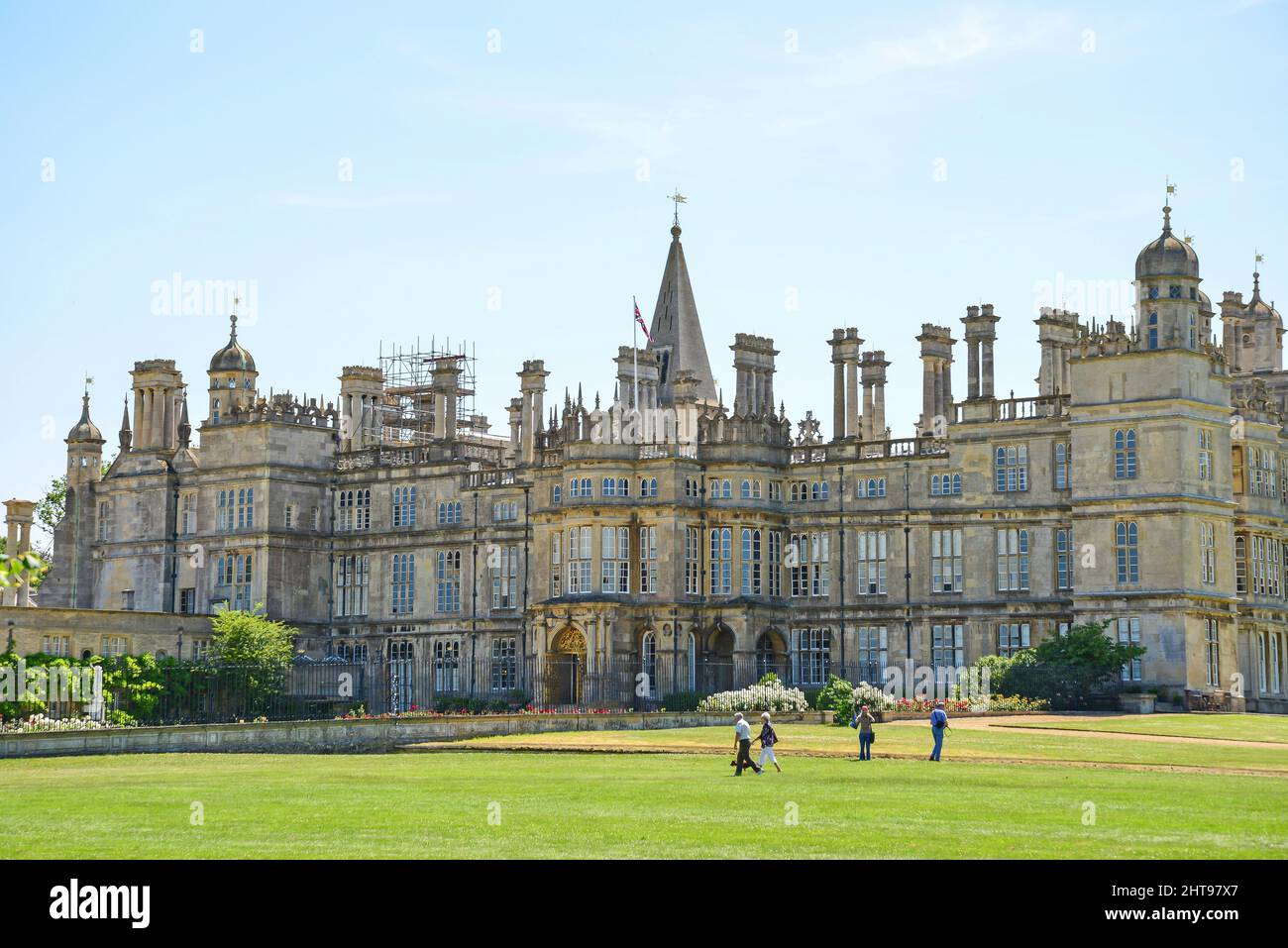 16th century Burghley House, Stamford, Lincolnshire, England, United ...