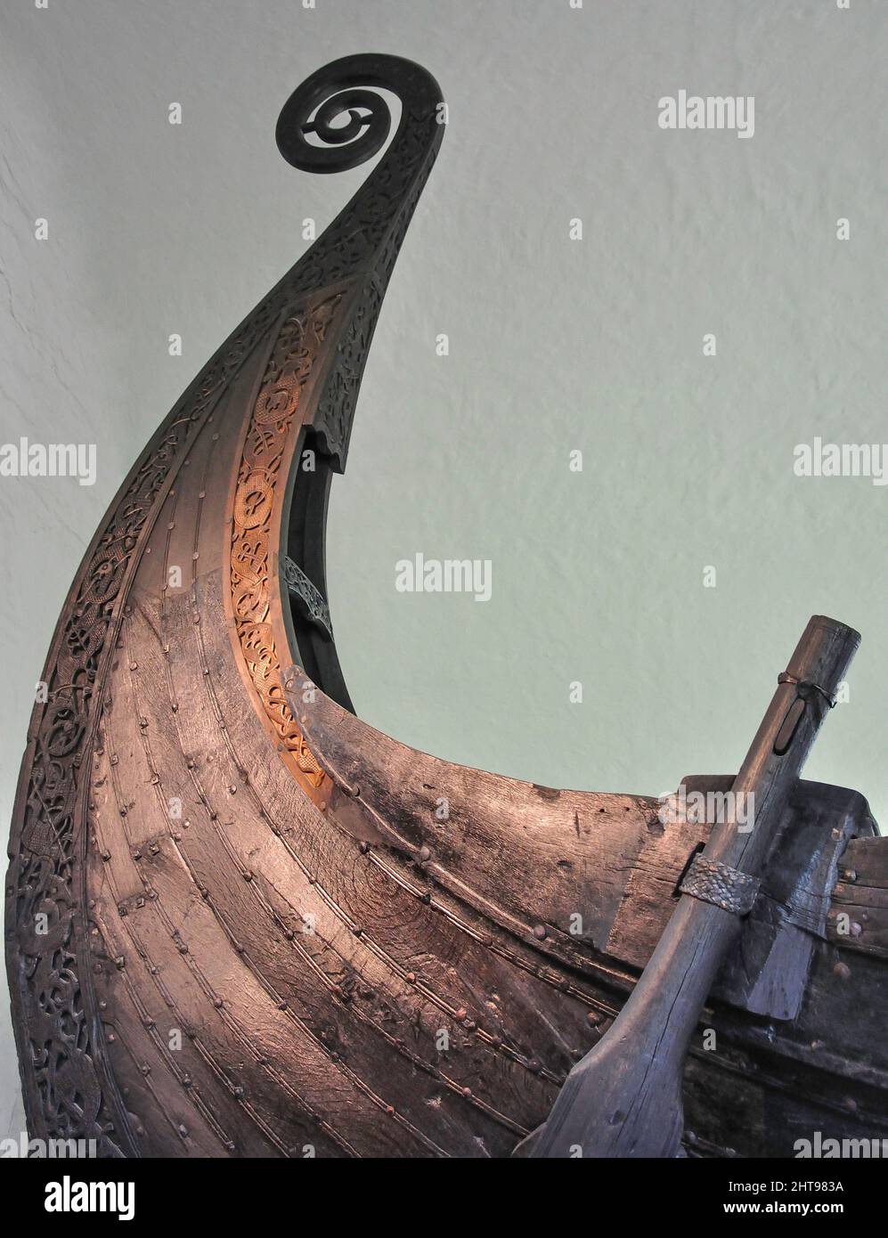 The 'Oseberg' ship, Viking Ship Museum, Bygdøynesveien, Bygdøy ...