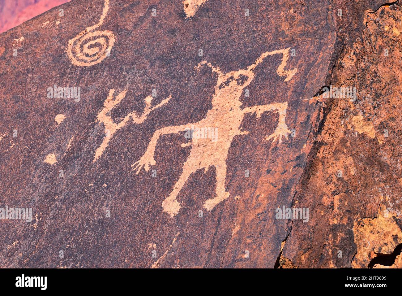Petroglyphs Rock Paintings St George Utah on Land Hill from Ancestral ...
