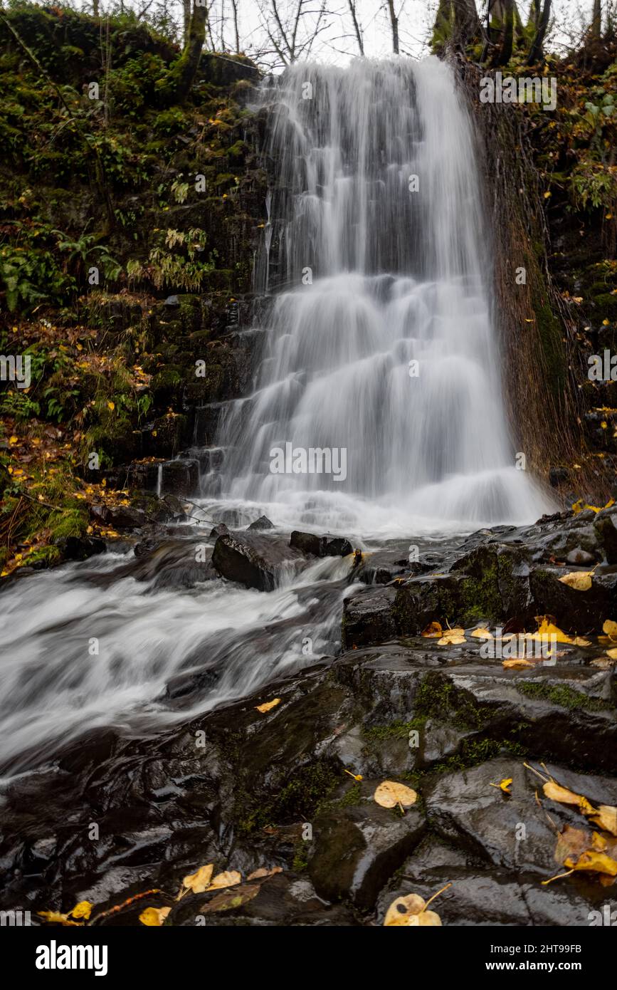 Closeup of pper Coopey Falls Stock Photo - Alamy