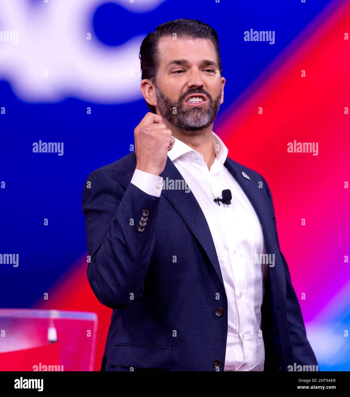 Orlando, Florida, USA. 27th Feb, 2022. DONALD TRUMP JR. speaks at the ...
