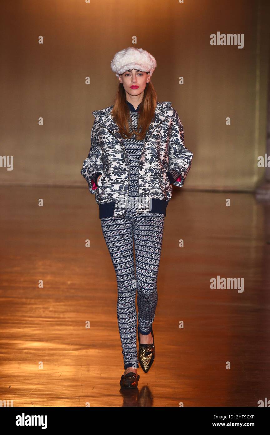 Milan Fashion Week - Women F/W 22-23 Hui Fashion Show - catwalk Milan, Italy 27th February 2022 ...