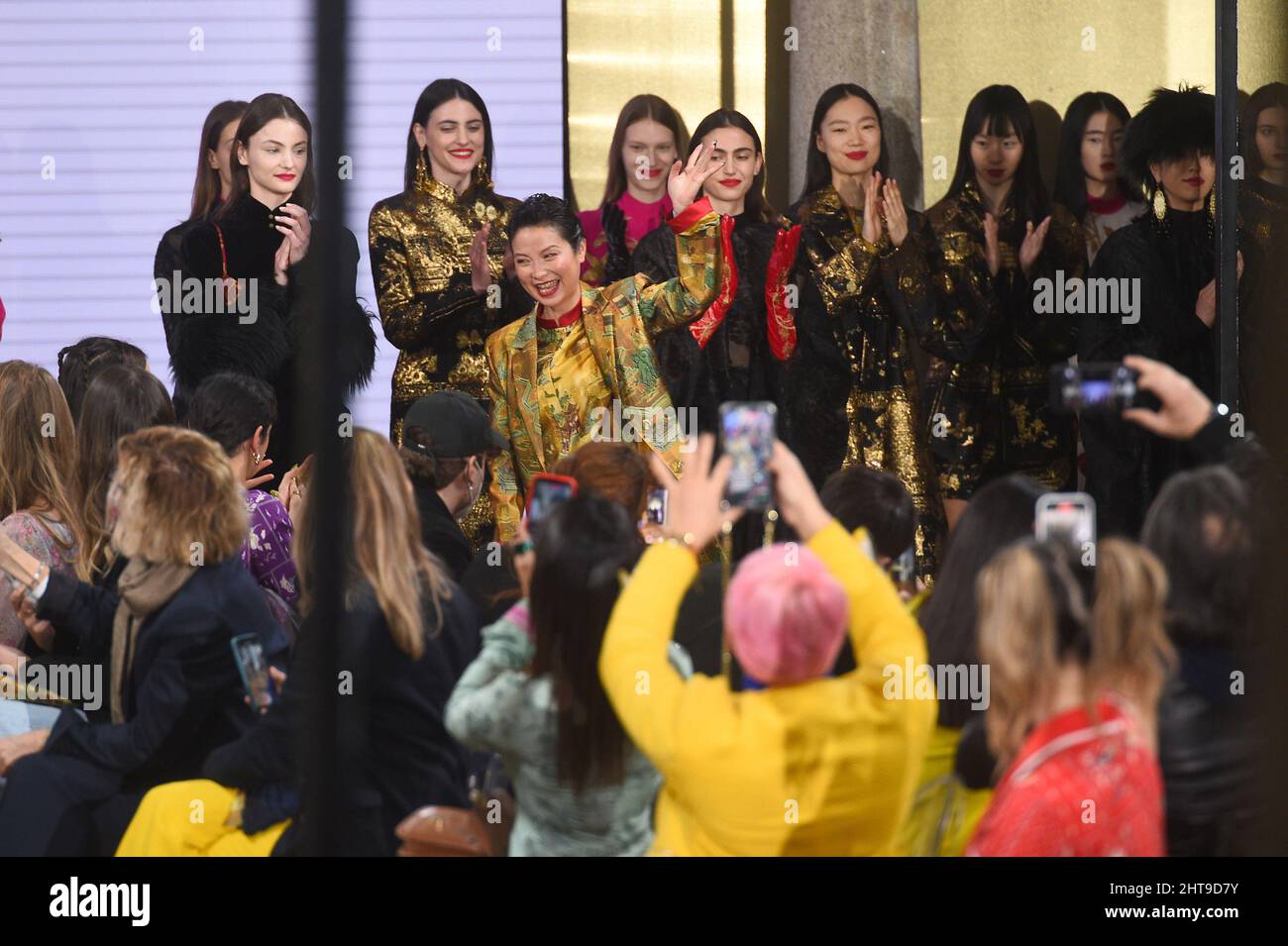 Hui Zhou Zhao Milan Fashion Week - Women F/W 22-23 Hui Fashion Show - catwalk Milan, Italy 27th ...