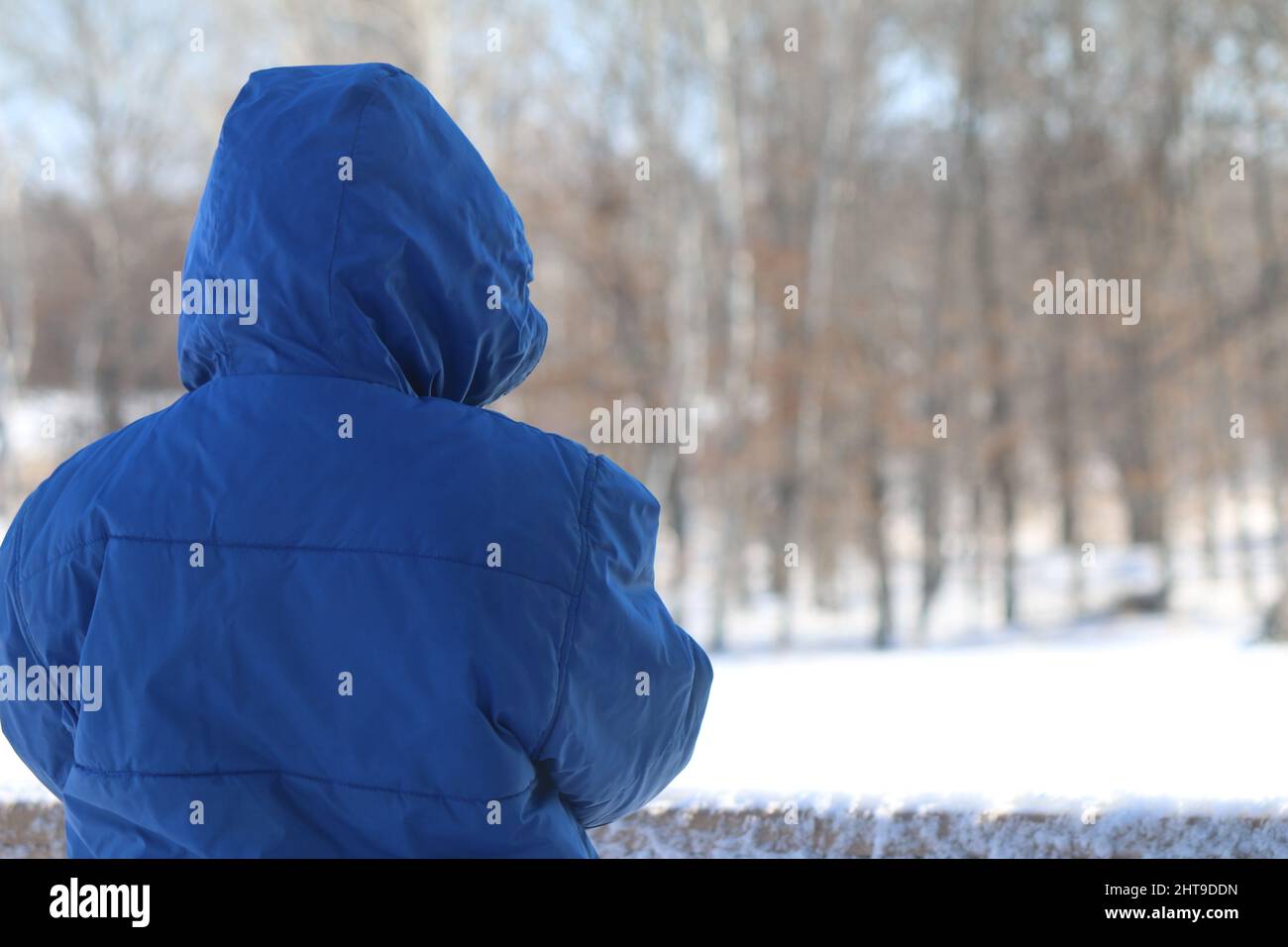 Playing outside in Minnesota winter Stock Photo - Alamy