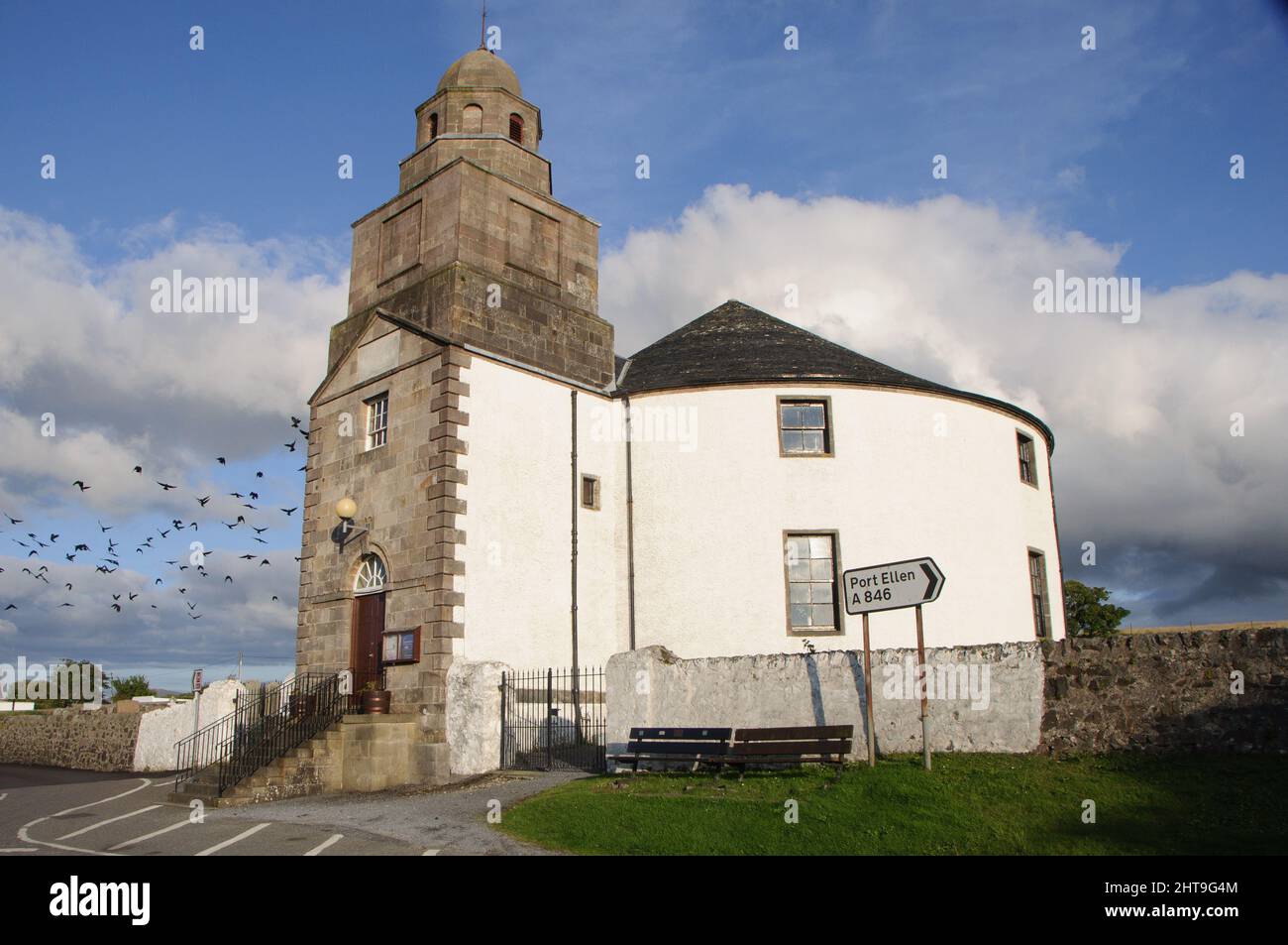 Bowmore Round Church on the Isle of Islay in Scotland Stock Photo - Alamy