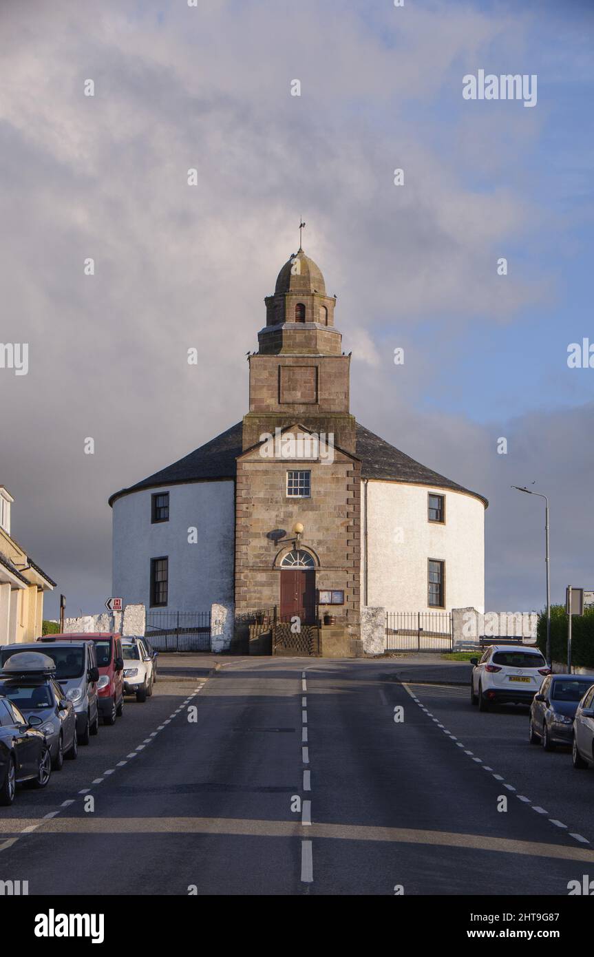 Bowmore Round Church on the Isle of Islay in Scotland Stock Photo - Alamy