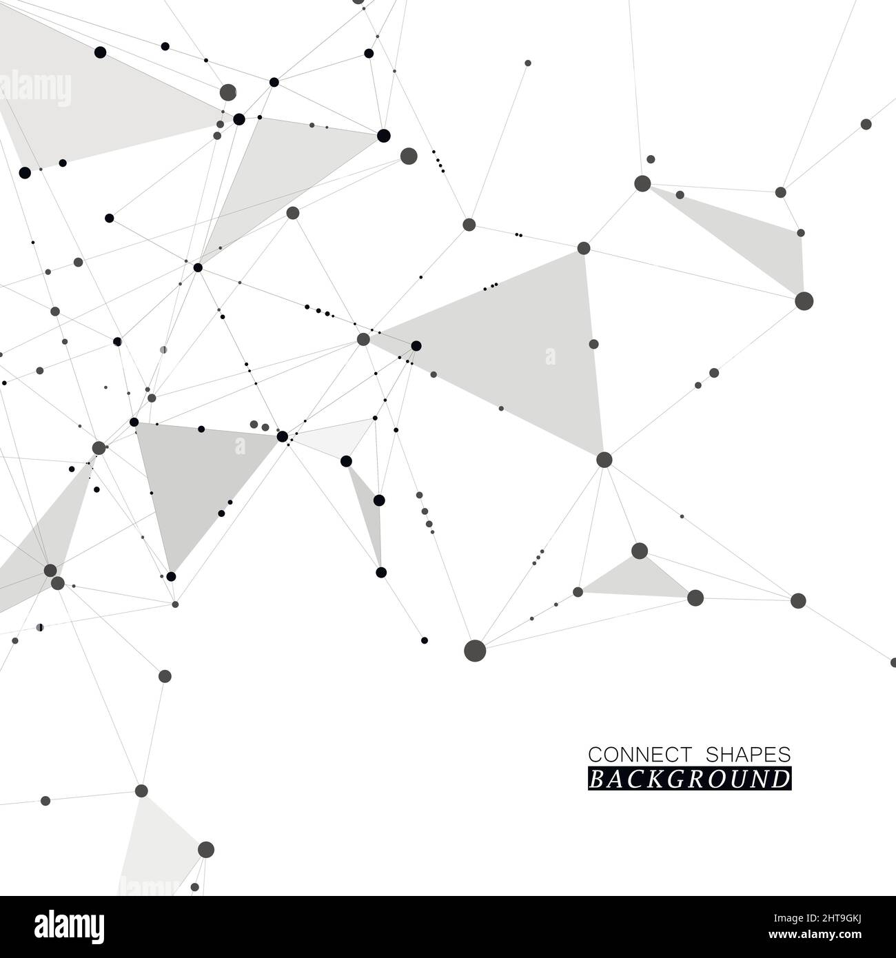 Internet connection geometric shapes. Vector graphic design Stock ...