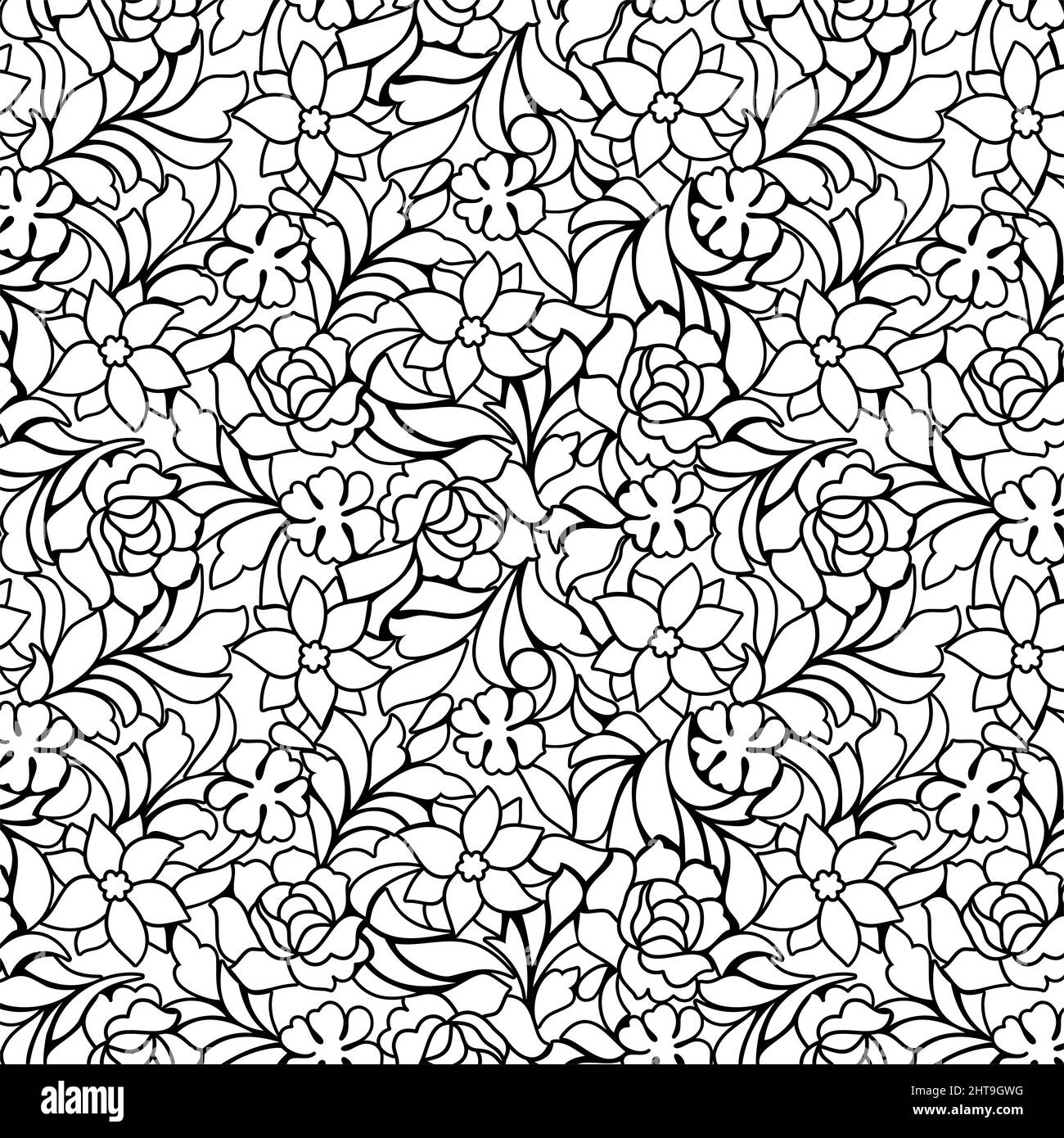 Illustration of a beautiful pattern Stock Photo - Alamy