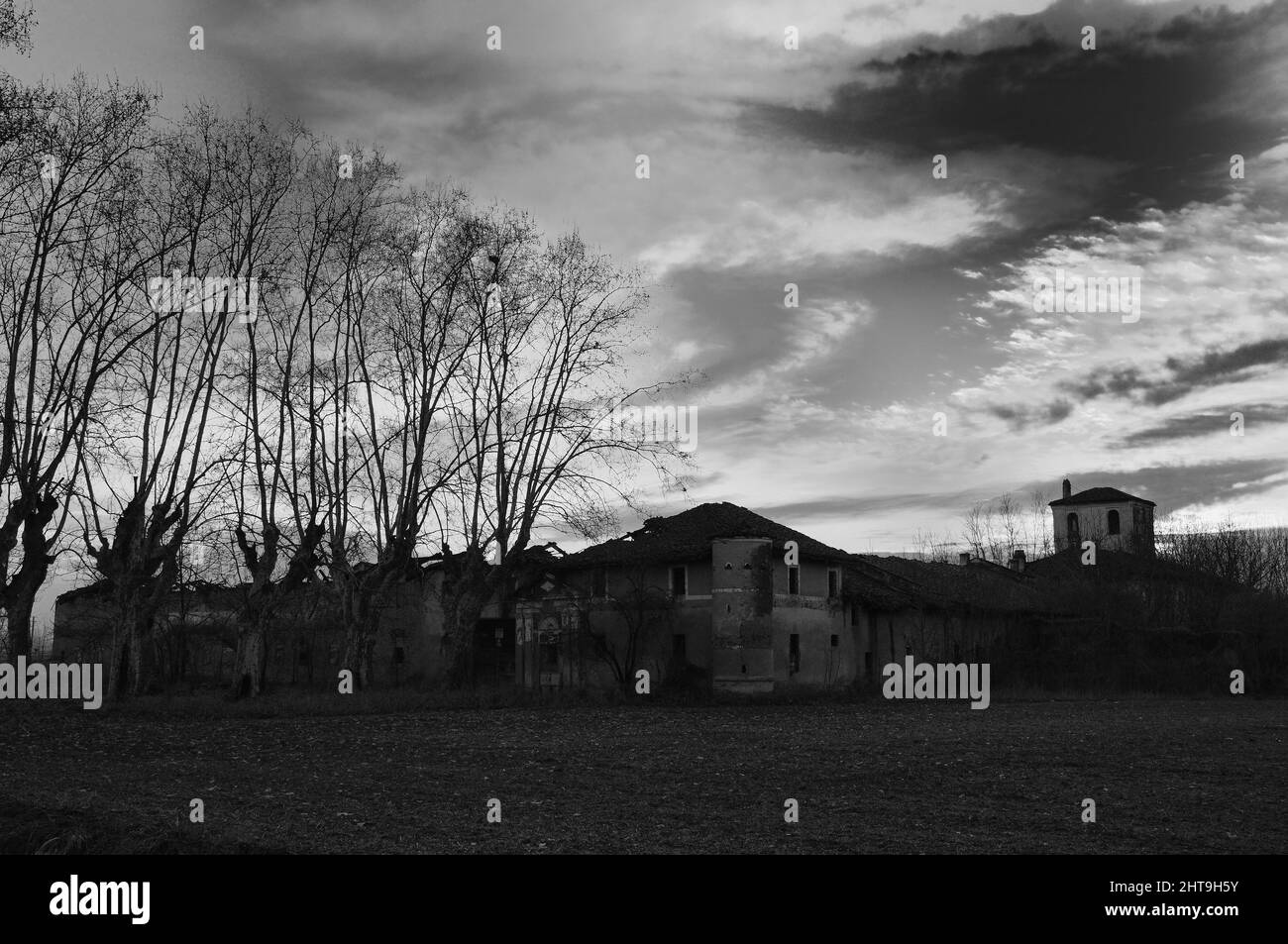 Field house Black and White Stock Photos & Images - Alamy