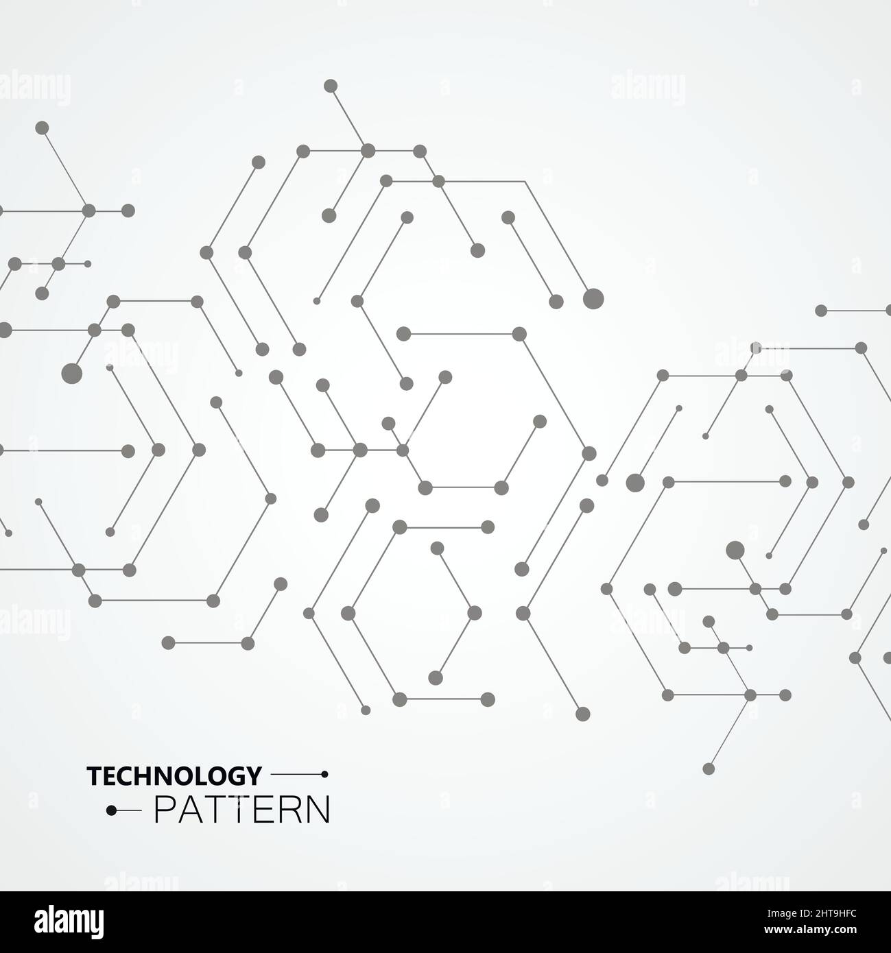 Vector hexagons connection and social network Stock Vector Image & Art ...