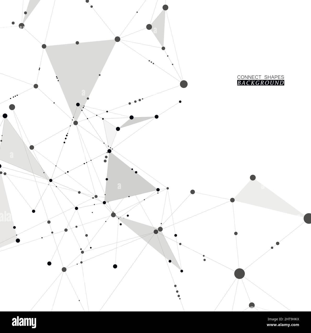 Internet connection geometric shapes. Vector graphic design Stock ...