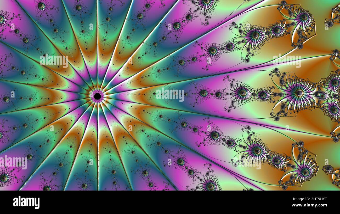 An illustration of digital fractal design Stock Photo - Alamy