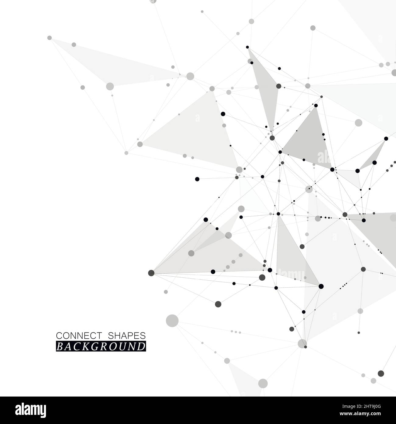 Abstract science network concept vector Stock Vector Image & Art - Alamy