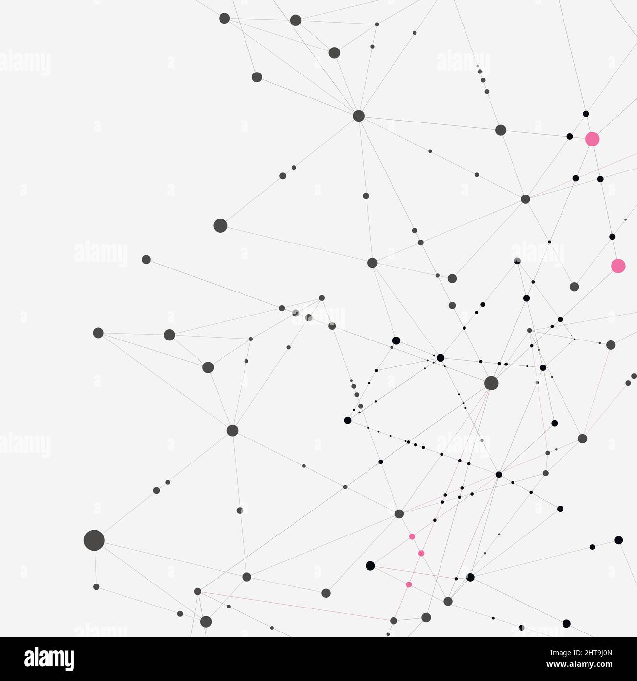Connection dots and lines science background Stock Vector Image & Art ...