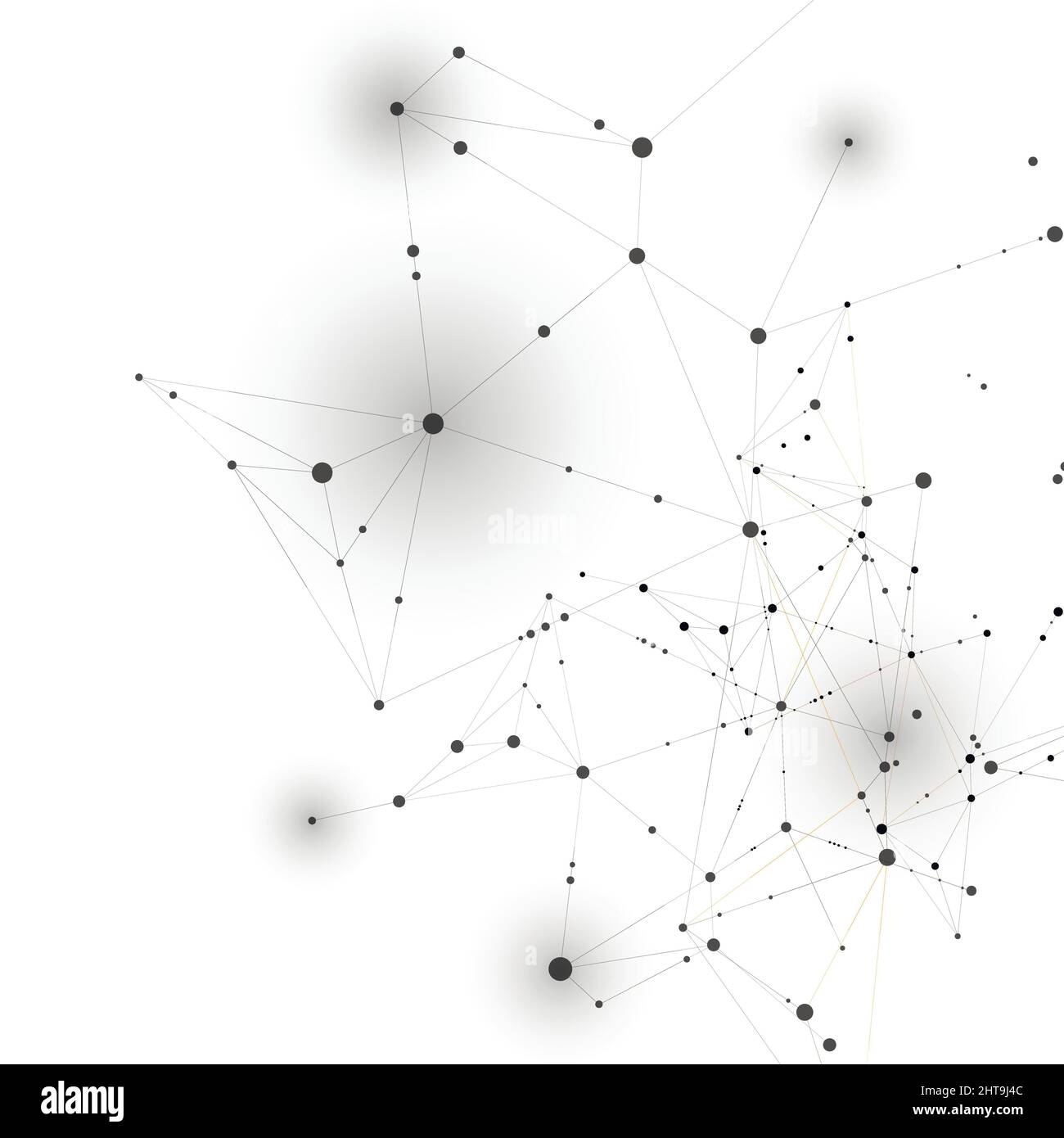 Connection dots and lines science background Stock Vector Image & Art ...