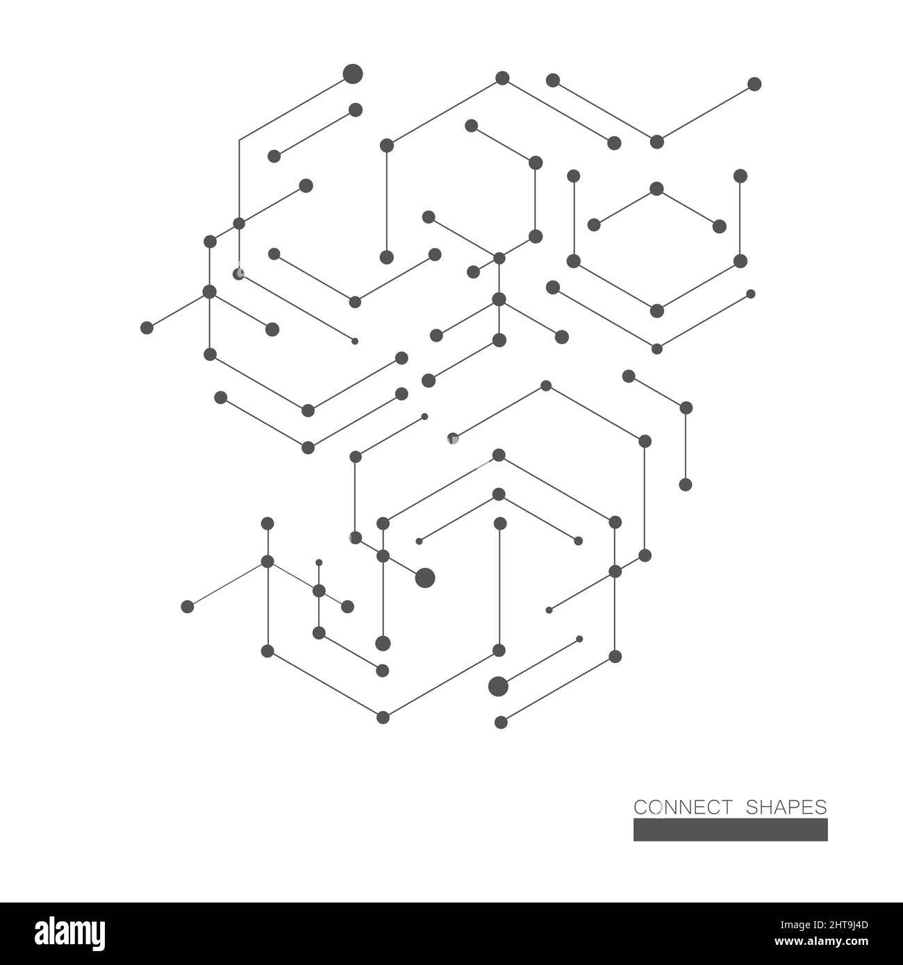 Hexagonal structure molecule design Stock Vector Image & Art - Alamy