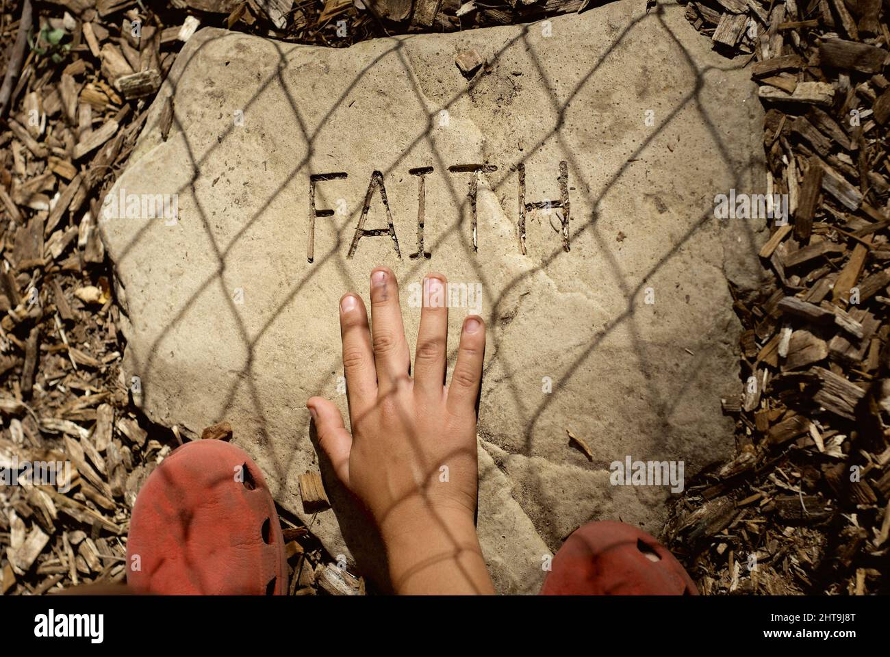 Words faith hi-res stock photography and images - Alamy