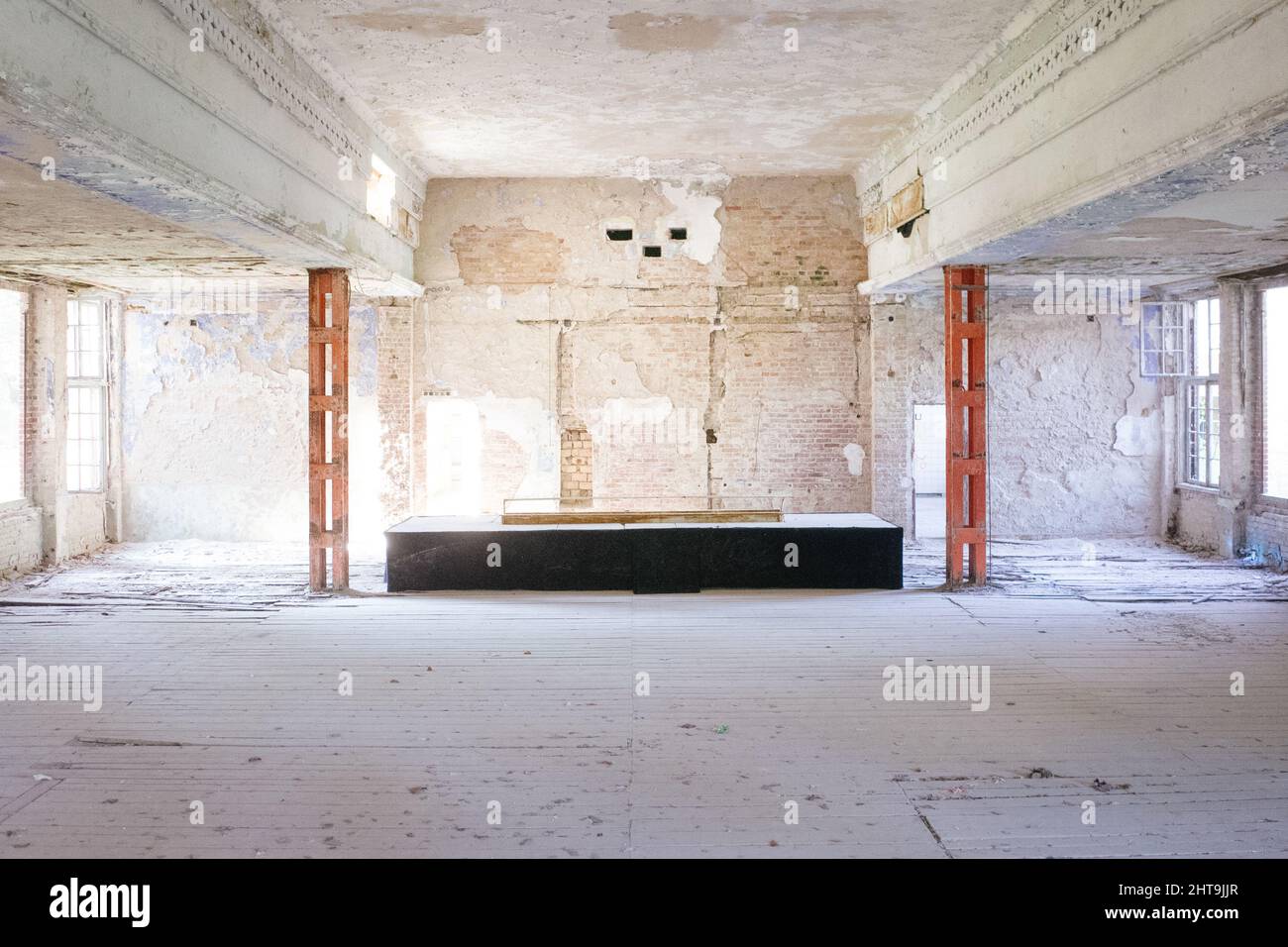 Photo of a hall under repairs Stock Photo - Alamy