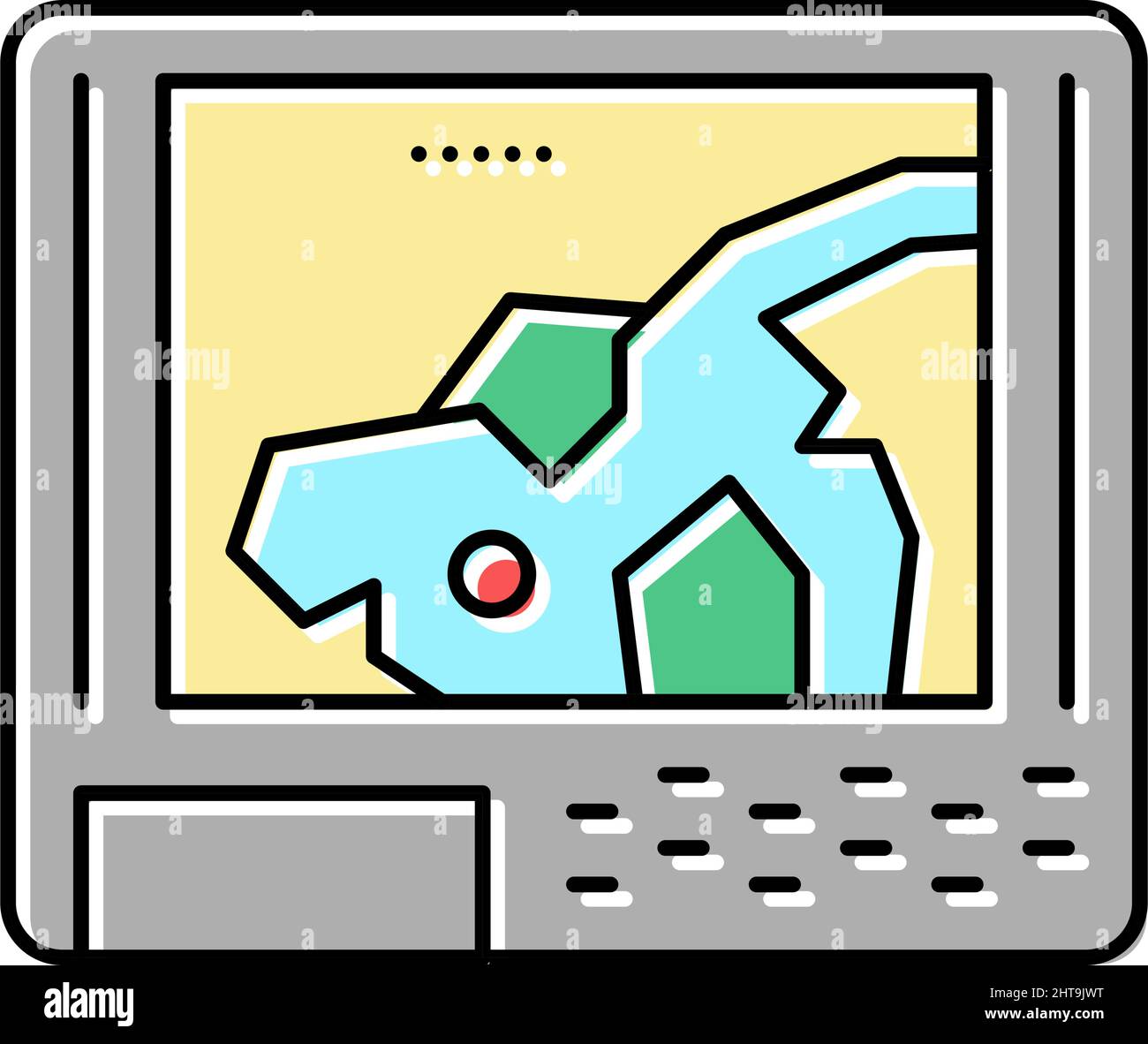 gps navigation device color icon vector illustration Stock Vector Image ... gps navigation device color icon vector illustration Stock Vector Image ...