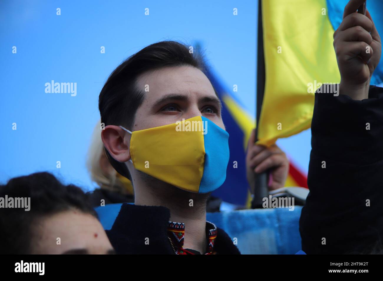 Athens, Attika, Greece. 27th Feb, 2022. Protest in Athens against the ...