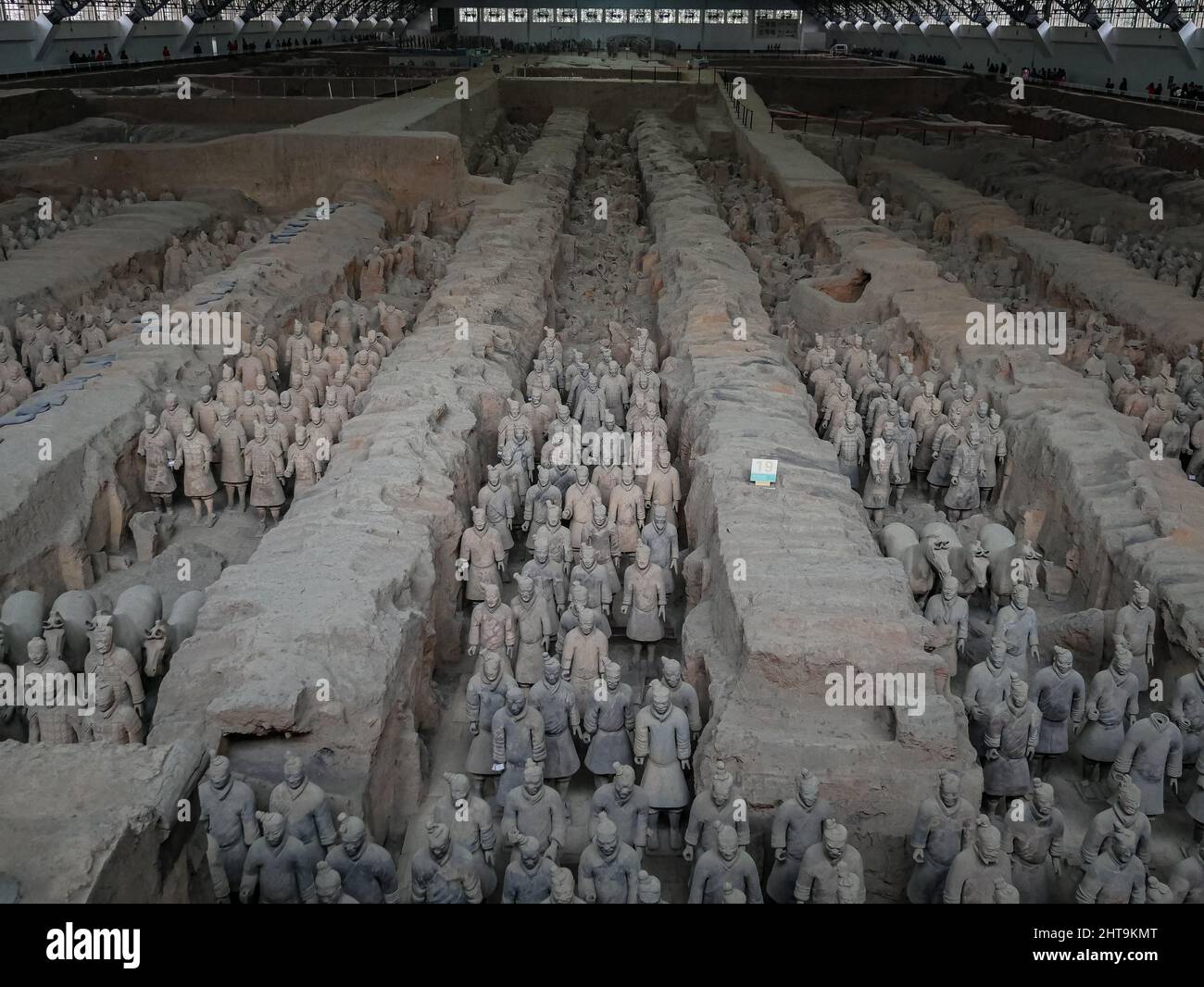 Famous terracotta sculptures of the Terracotta Army in China Stock ...